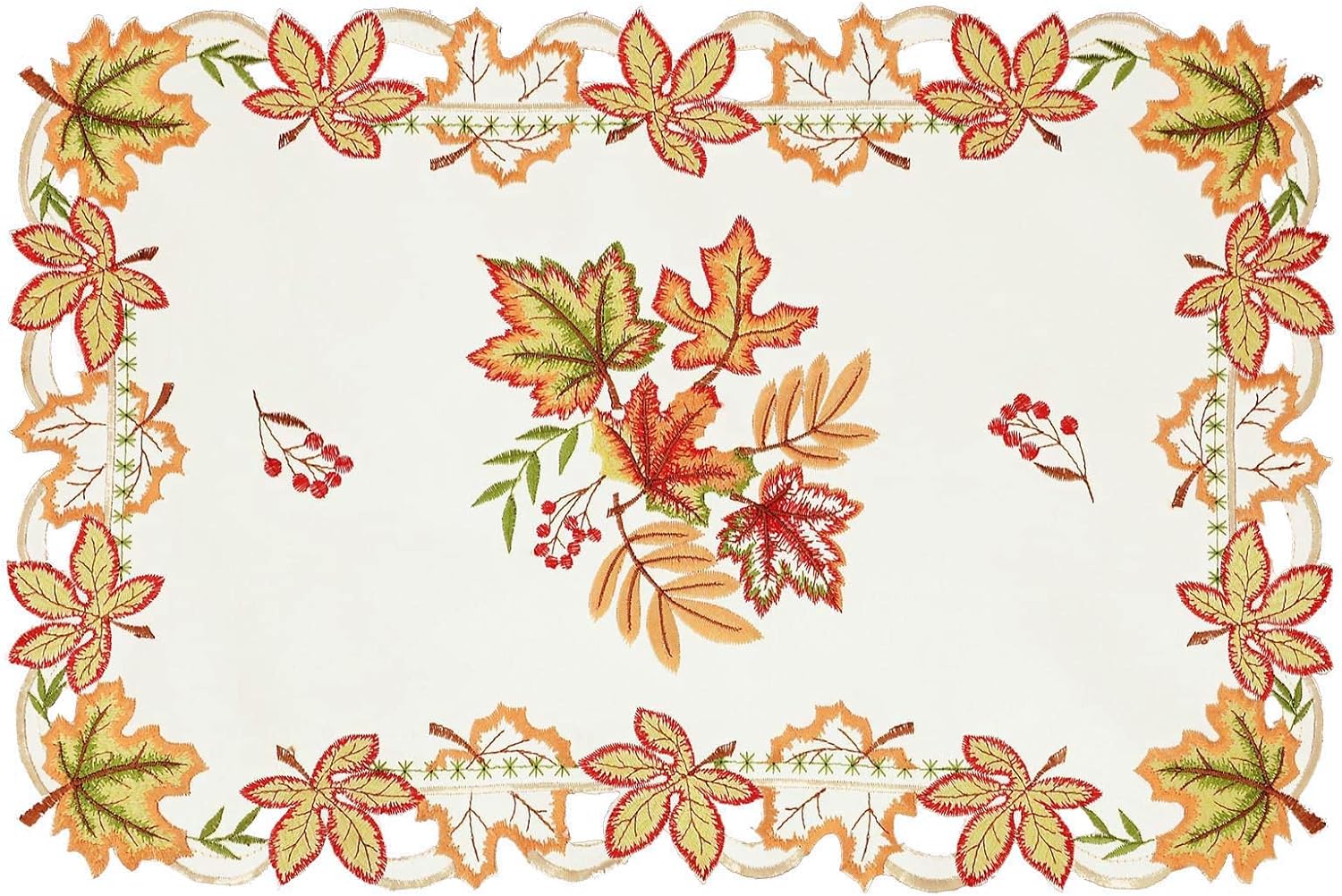 Amazon.com: Simhomsen Embroidered Decorative Thanksgiving Fall Autumn ...