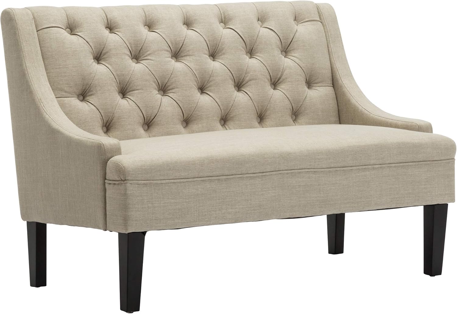 Amazon.com - Andeworld Modern Tufted Button Back Upholstered Loveseat ...