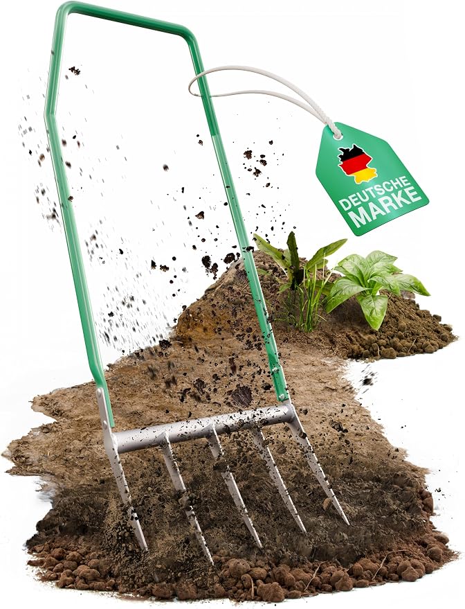 Smabix Digging fork with 5 prongs, back-friendly and extremely robust ...