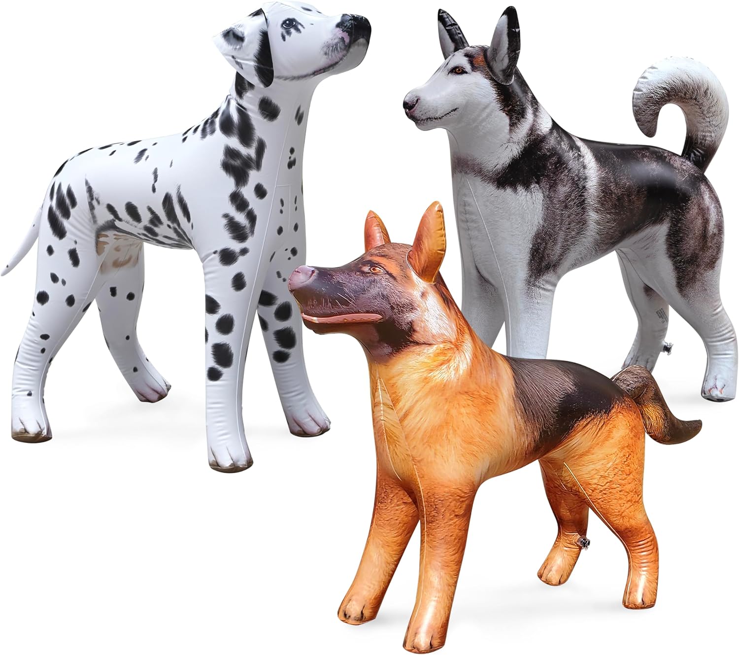 Amazon.com: Jet Creations Inflatable Dog Trio: 30" Tall Husky ...