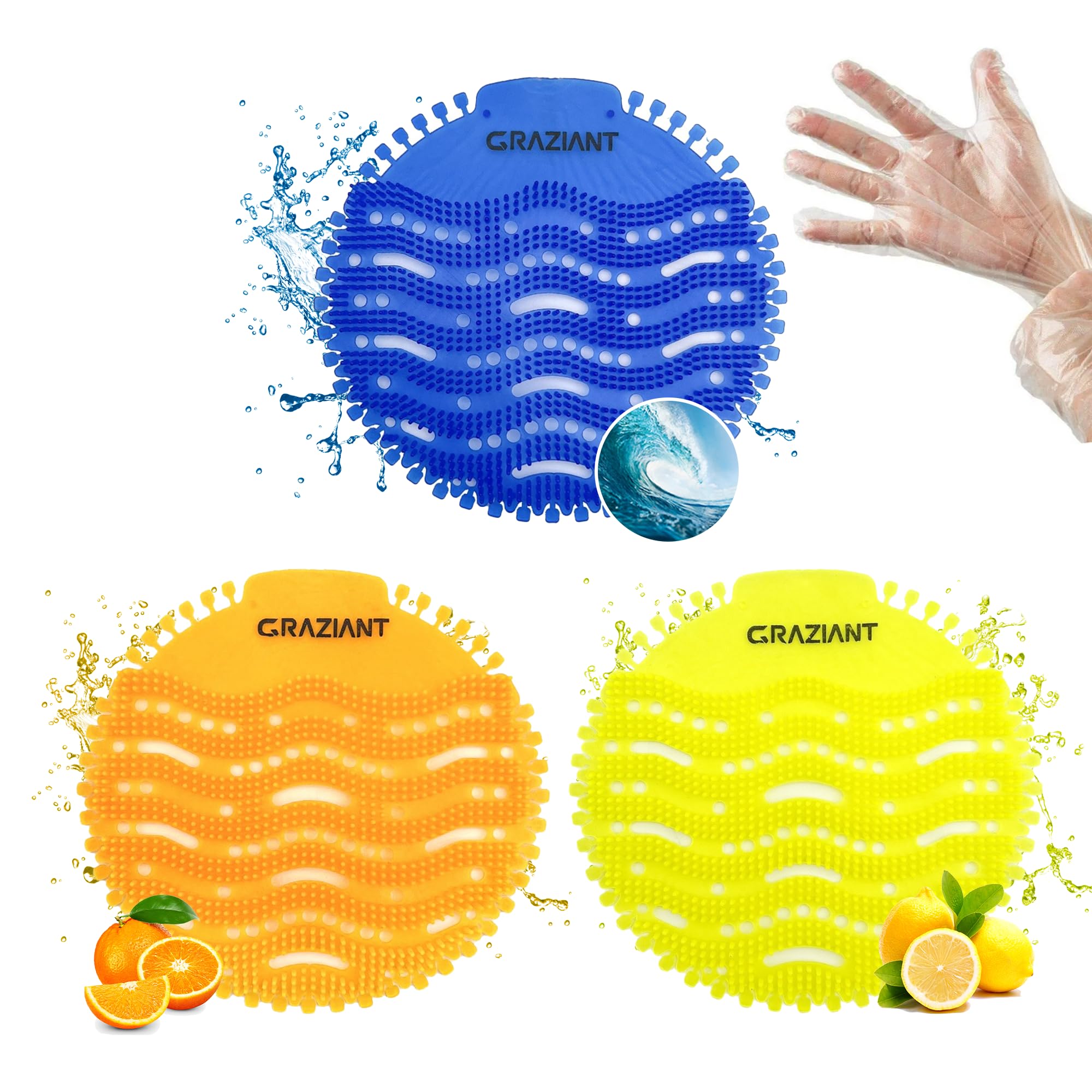 Amazon.com: Urinal Screen Deodorizer - 24 pack Urinal Cakes Anti Splash Odor protection for in ...