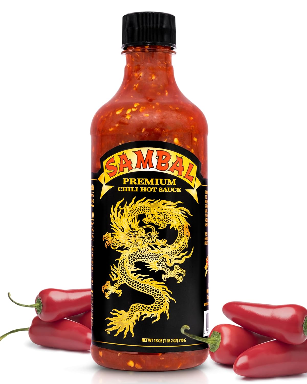 Amazon.com : Underwood Ranches Limited Edition Dragon Sambal Sauce ...