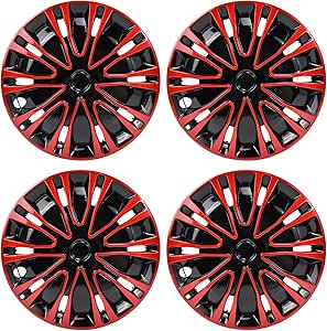 Amazon.com: Hex Autoparts Universal Hub Caps - BK Style - Compatible ...