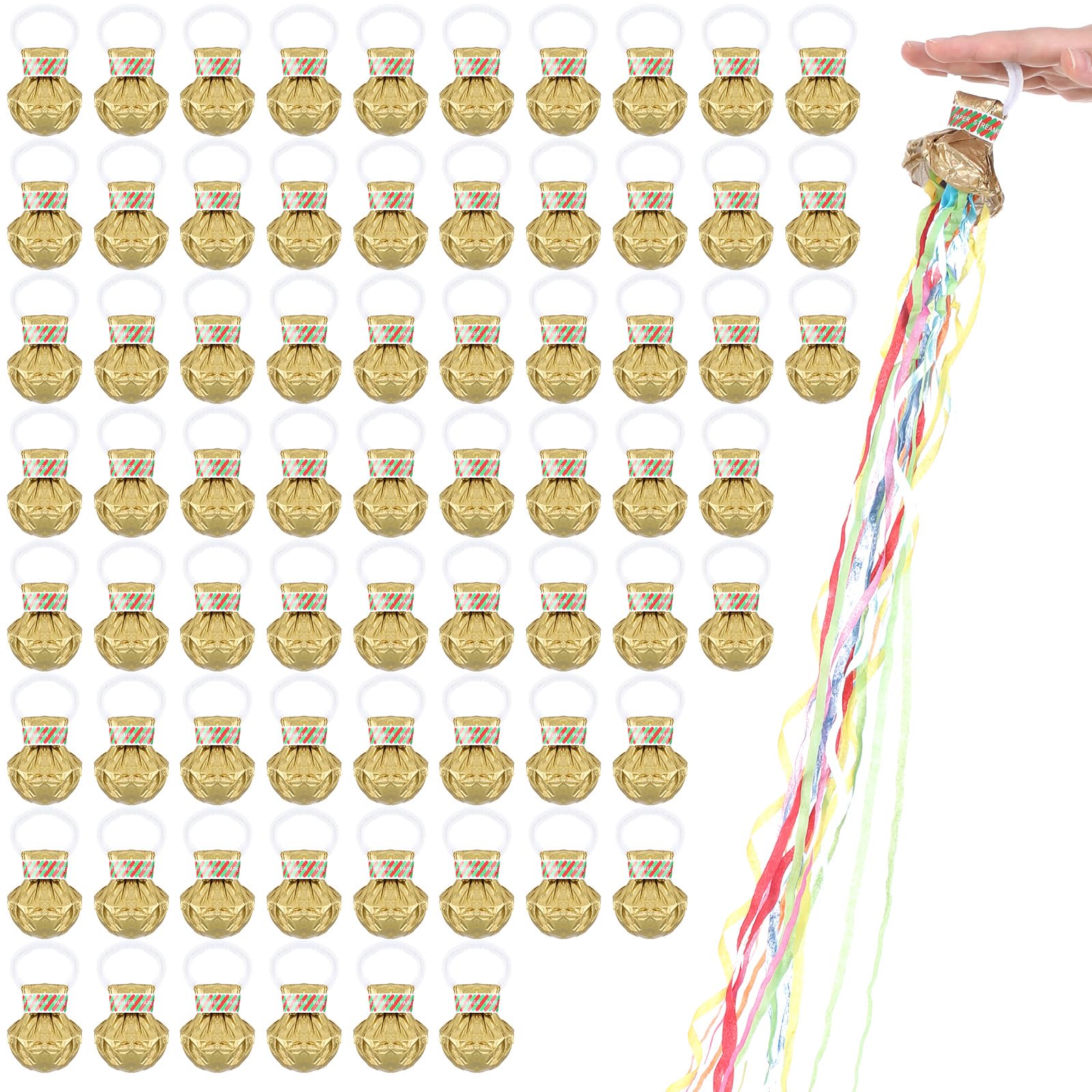Amazon.com: Poen 150 Pack Wedding No Mess Streamers Hand Throw ...