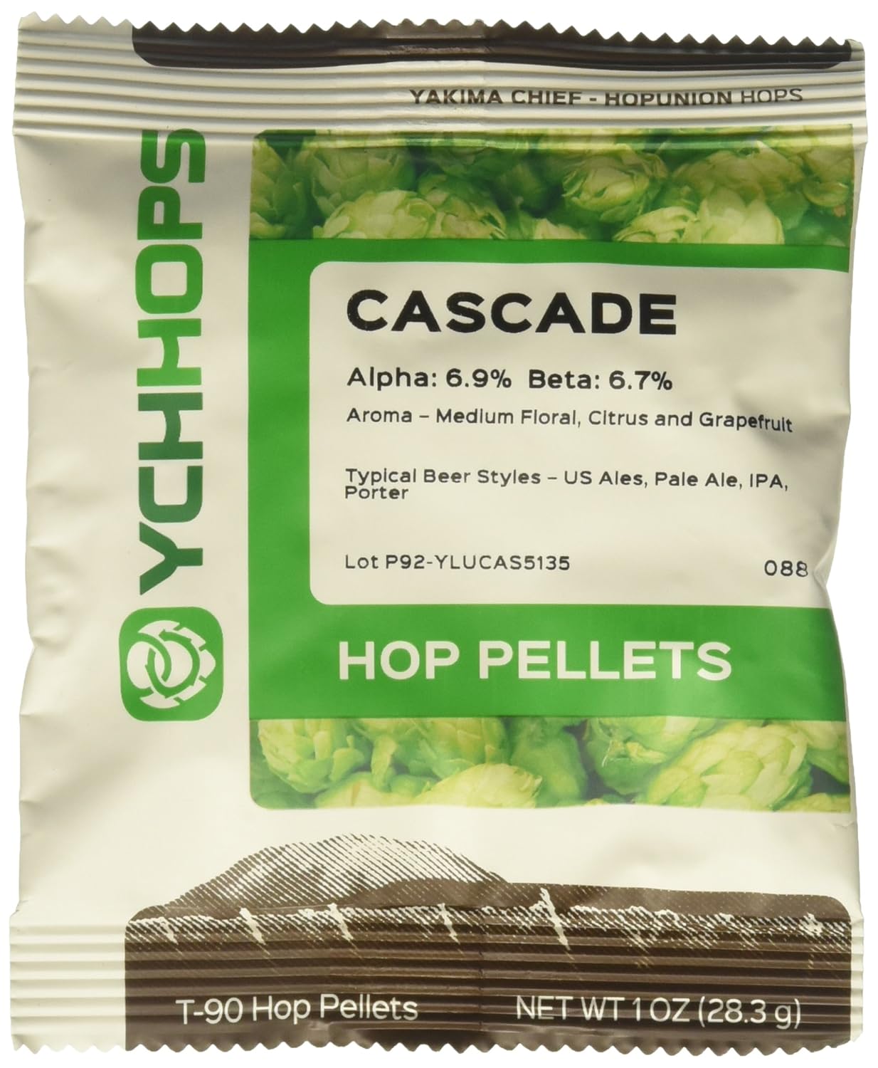 Amazon.com: Craft Brew Union H002 Cascade Pellet Hops (2 oz ...