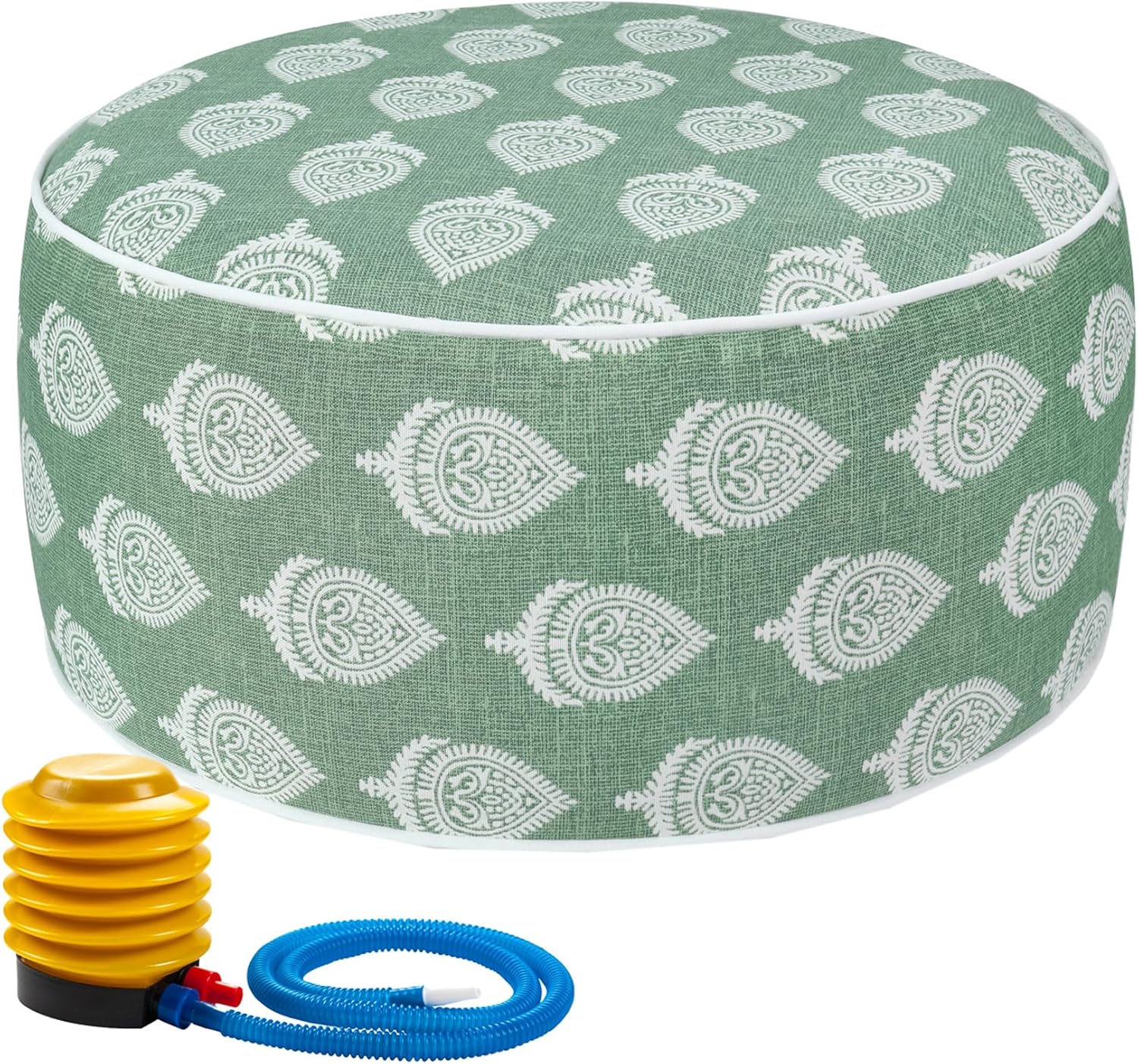 Amazon.com : FUNHOME Inflatable Stool Ottoman Footrest with Handle, All ...