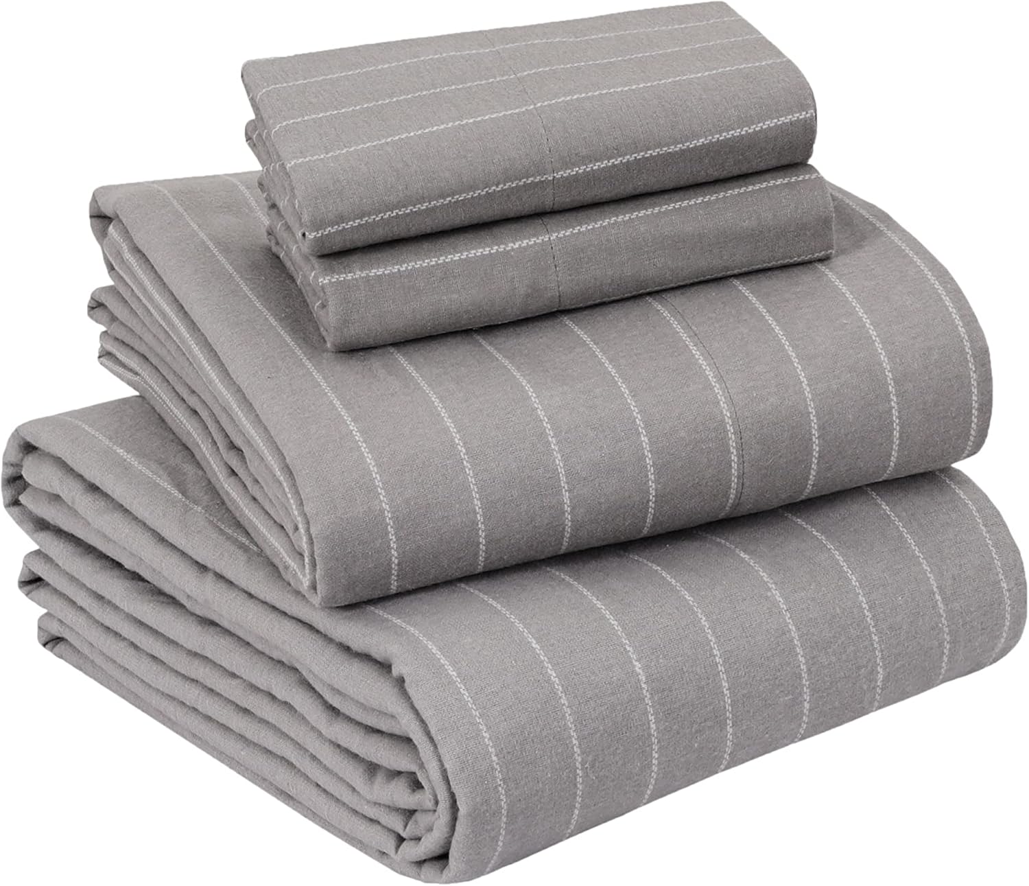 Amazon.com: EnvioHome Flannel Sheets Queen Size - 100% Cotton Super ...