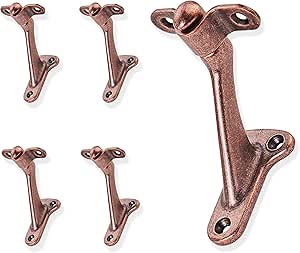 Amazon.com: ZAUYX 5 Pack 3 Inch Hand Rail Bracket Antique Copper Stair ...