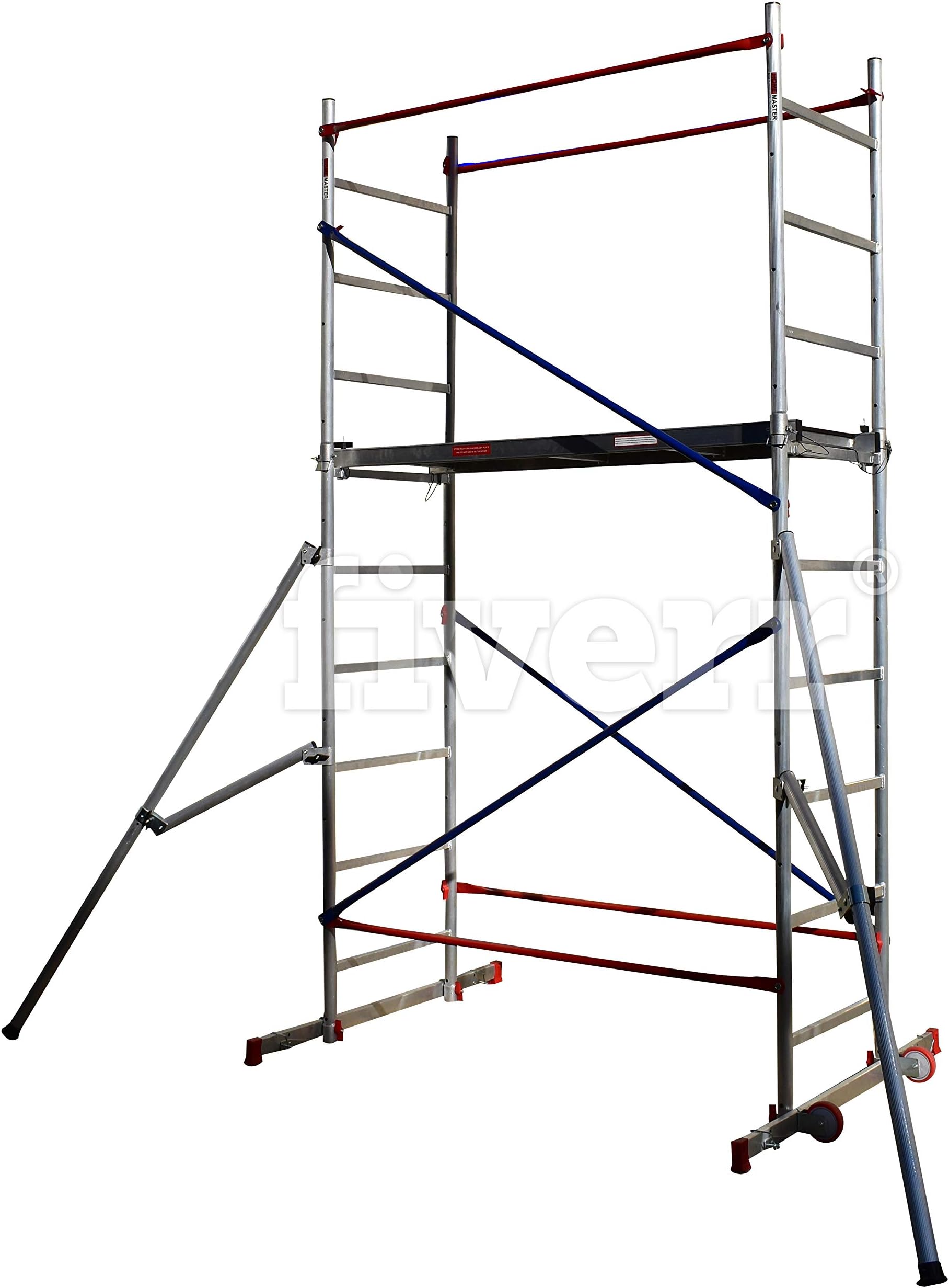Toptower Classic 3.8m (Working Height) DIY Galvanised Scaffold Tower ...