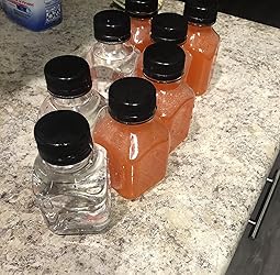 Amazon.com: 8 oz Juice Bottles with Caps for Juicing (12 pack ...