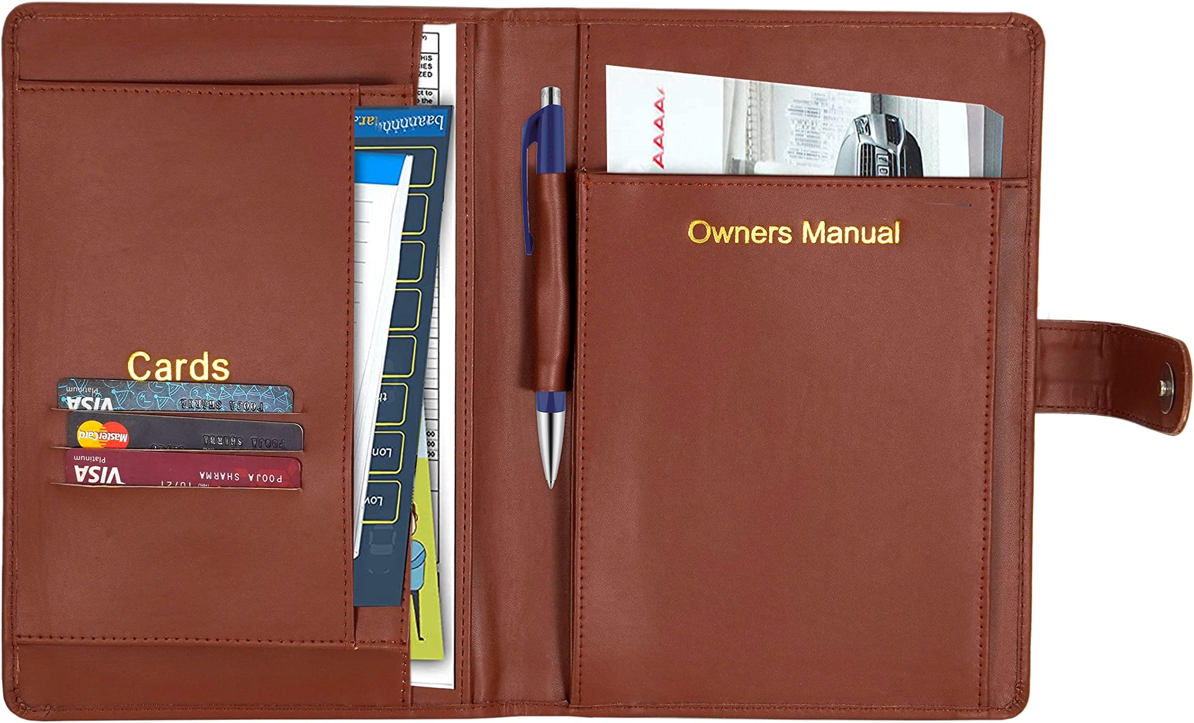 Storite Two Wheeler/Car Document Holder, Vehicle Document Storage ...