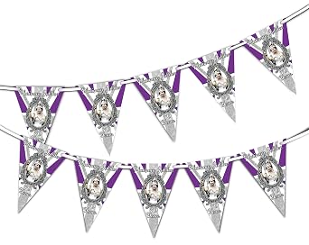 Queen Platinum Jubilee - Purple Union Jack - Silver Text 70 Years ...