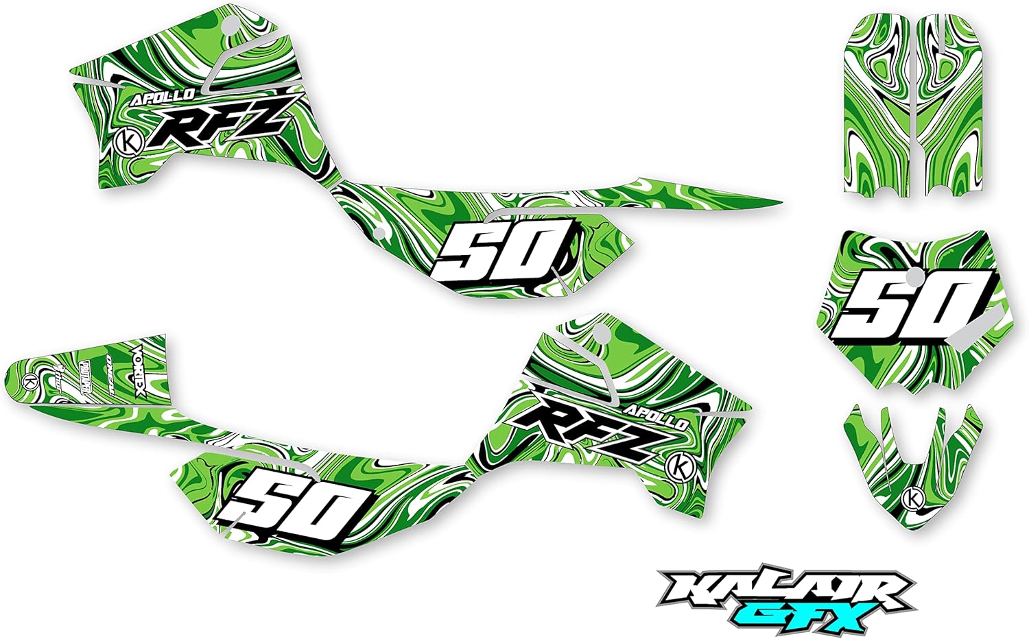 Amazon.com: Kalair GFX Graphics Kit for Apollo RFZ X4-X6 X14-X19 (All ...