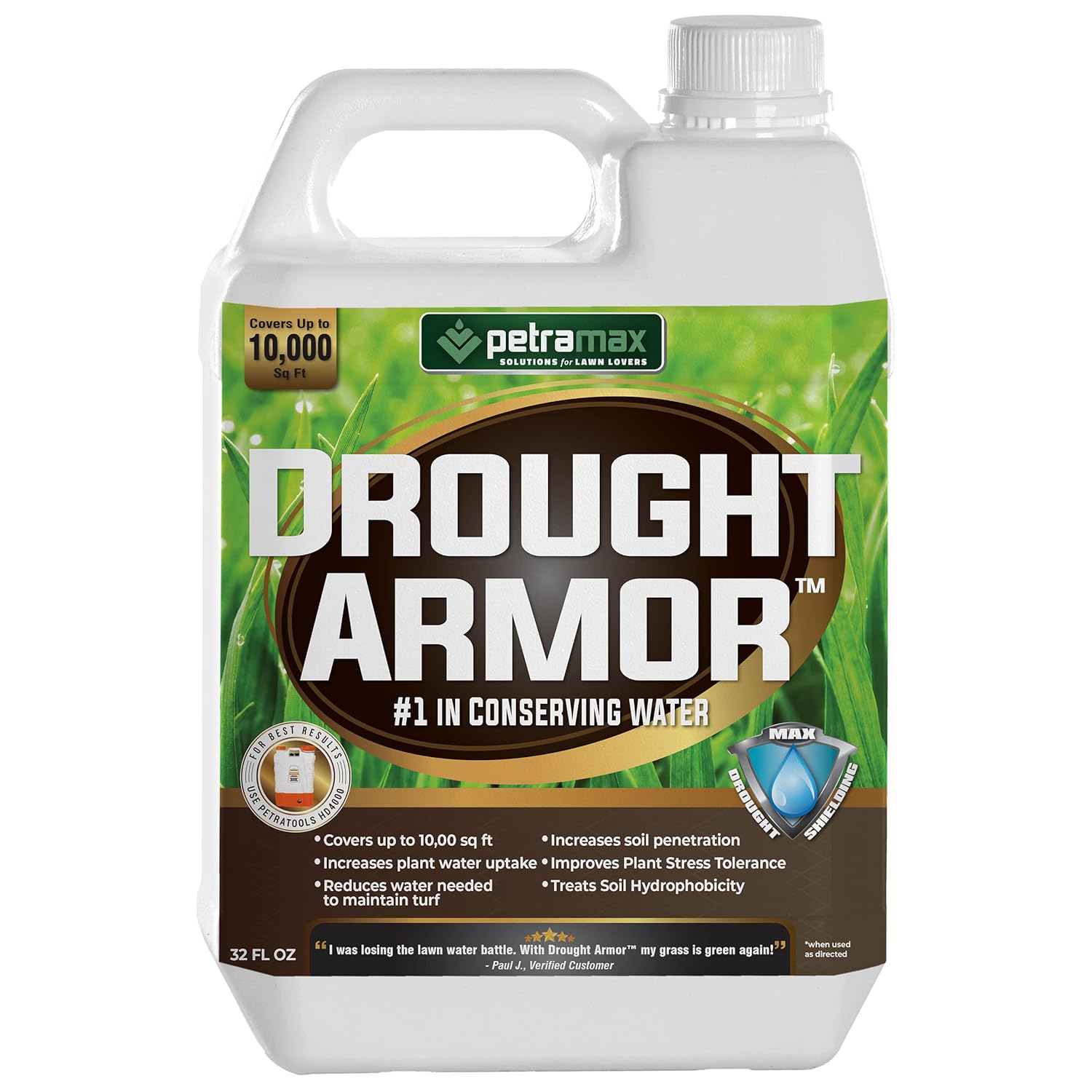 Amazon.com : PetraMax Lawn & Turf Drought Armor - Protect from Drought ...