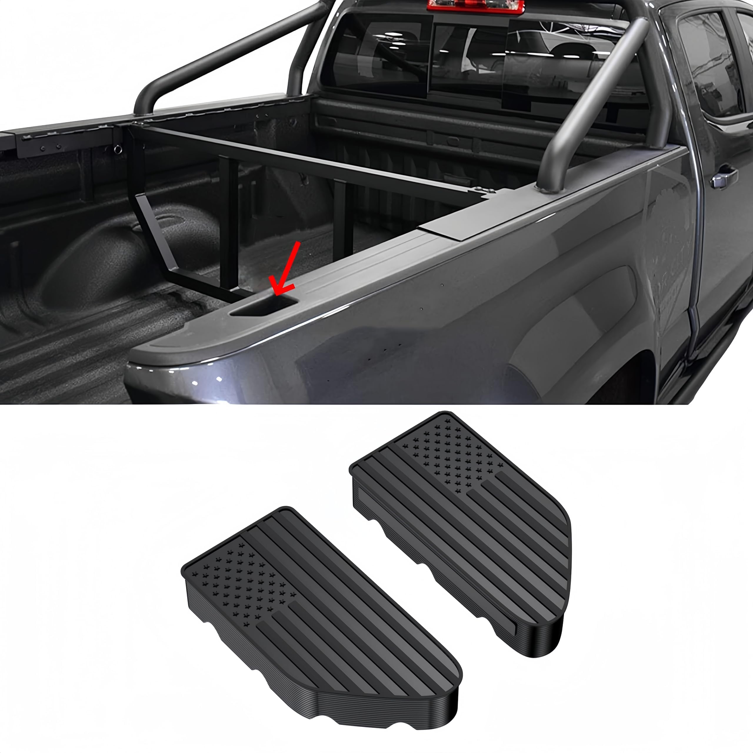 Amazon.com: POETRYXIAO Rail Stake Pocket Covers Stake Hole Covers with ...