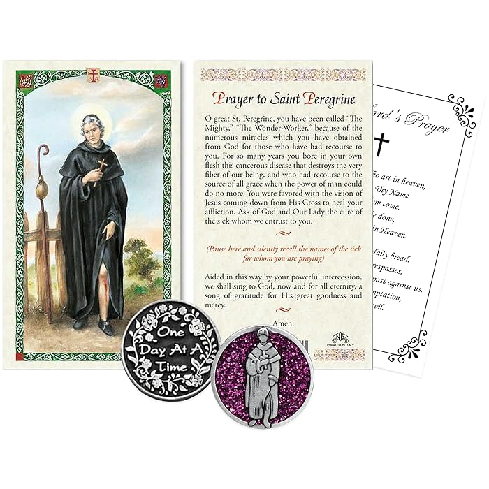 Buy Laminated St Peregrine Prayer Card - with Saint Peregrine Pocket ...