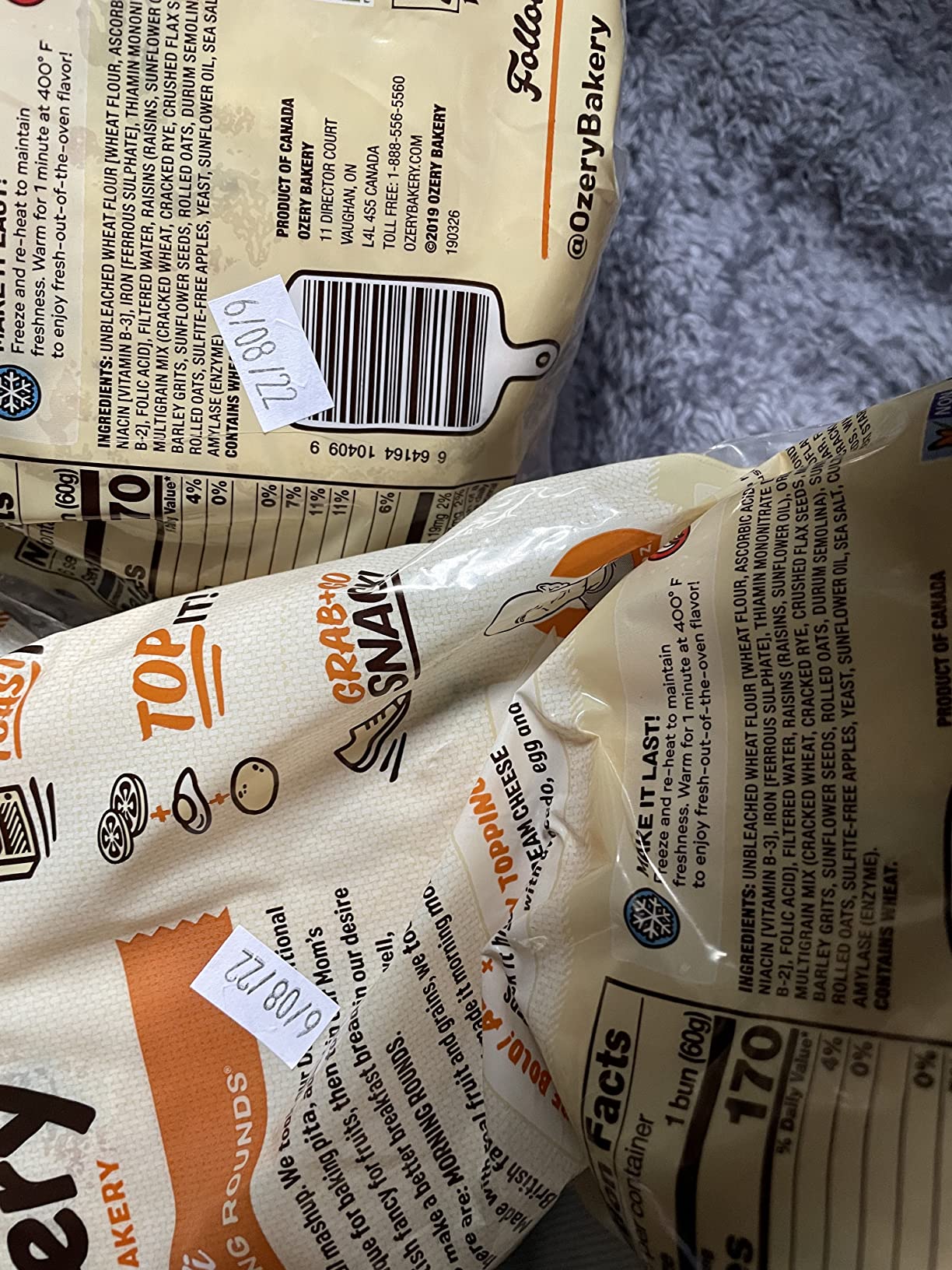 Amazon.com: Ozery Bakery Morning Rounds Cranberry Orange, 12.7 oz ...