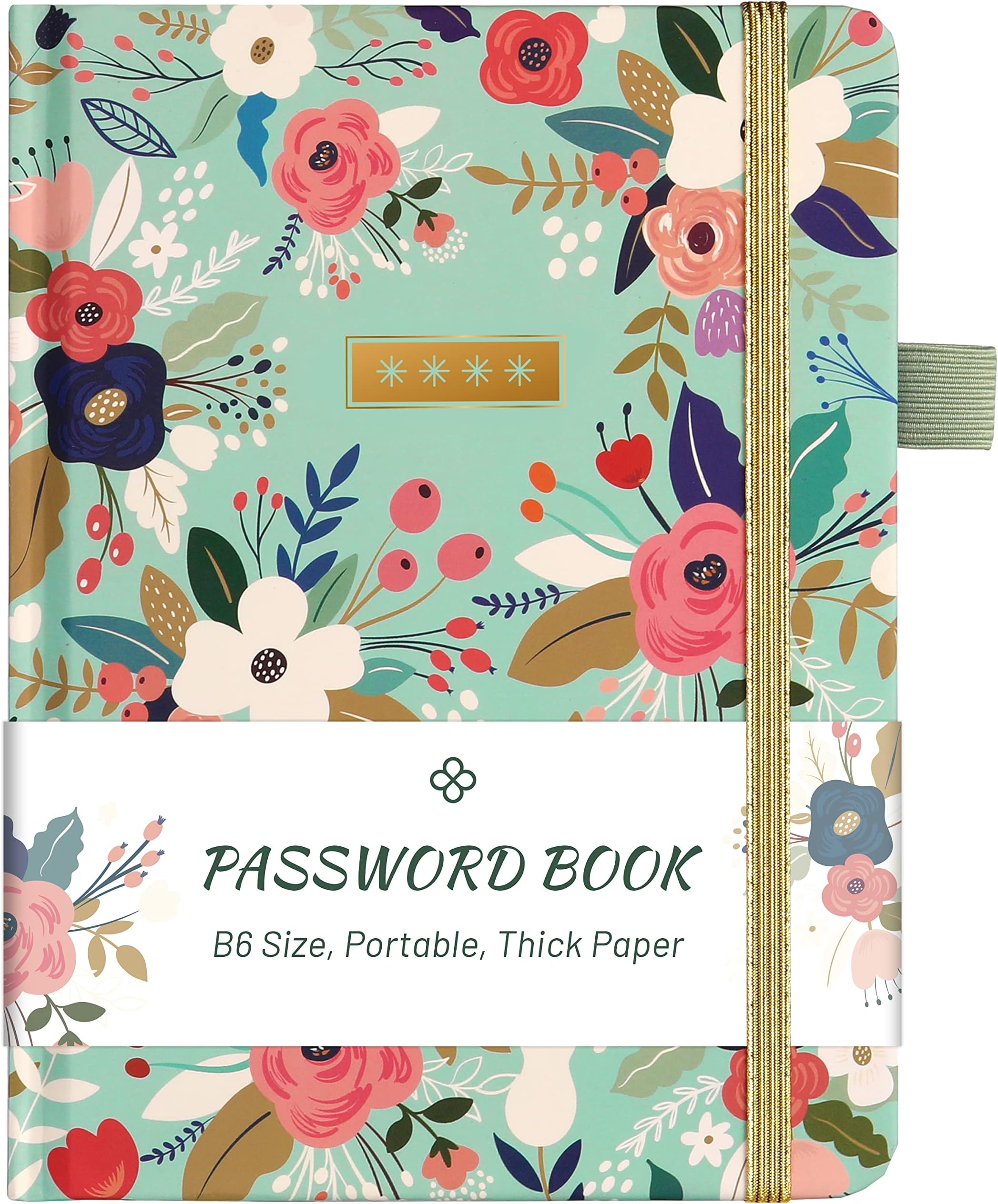 Amazon.com : Password Book - Hardcover Password Book with Alphabetical ...