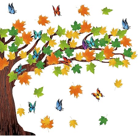 Amazon.com : Pajean 135 Pieces Fall Classroom Bulletin Board ...