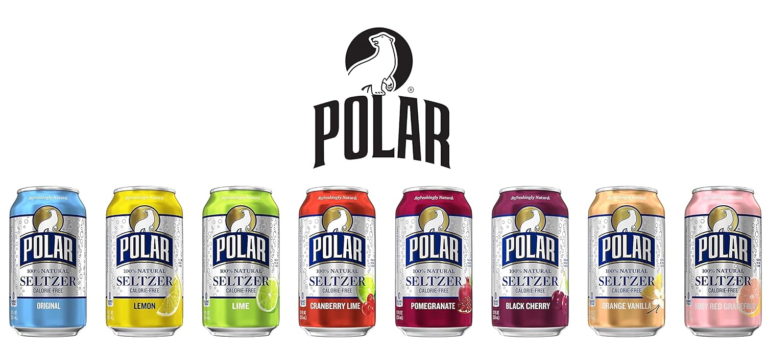 Polar Beverages Paquete variado de todos los sabores, agua con gas ...