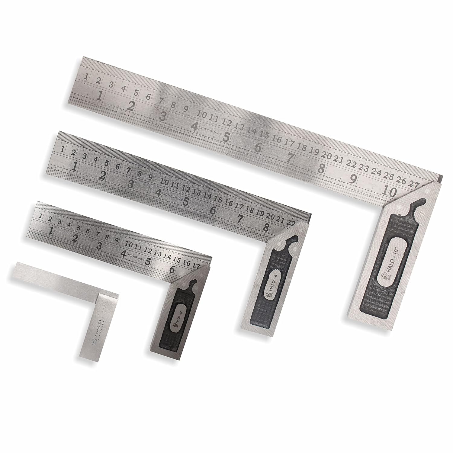 Tools Bae - Hand Tool Set of 4 with Try Square of 6, 8 and 10 Inch ...