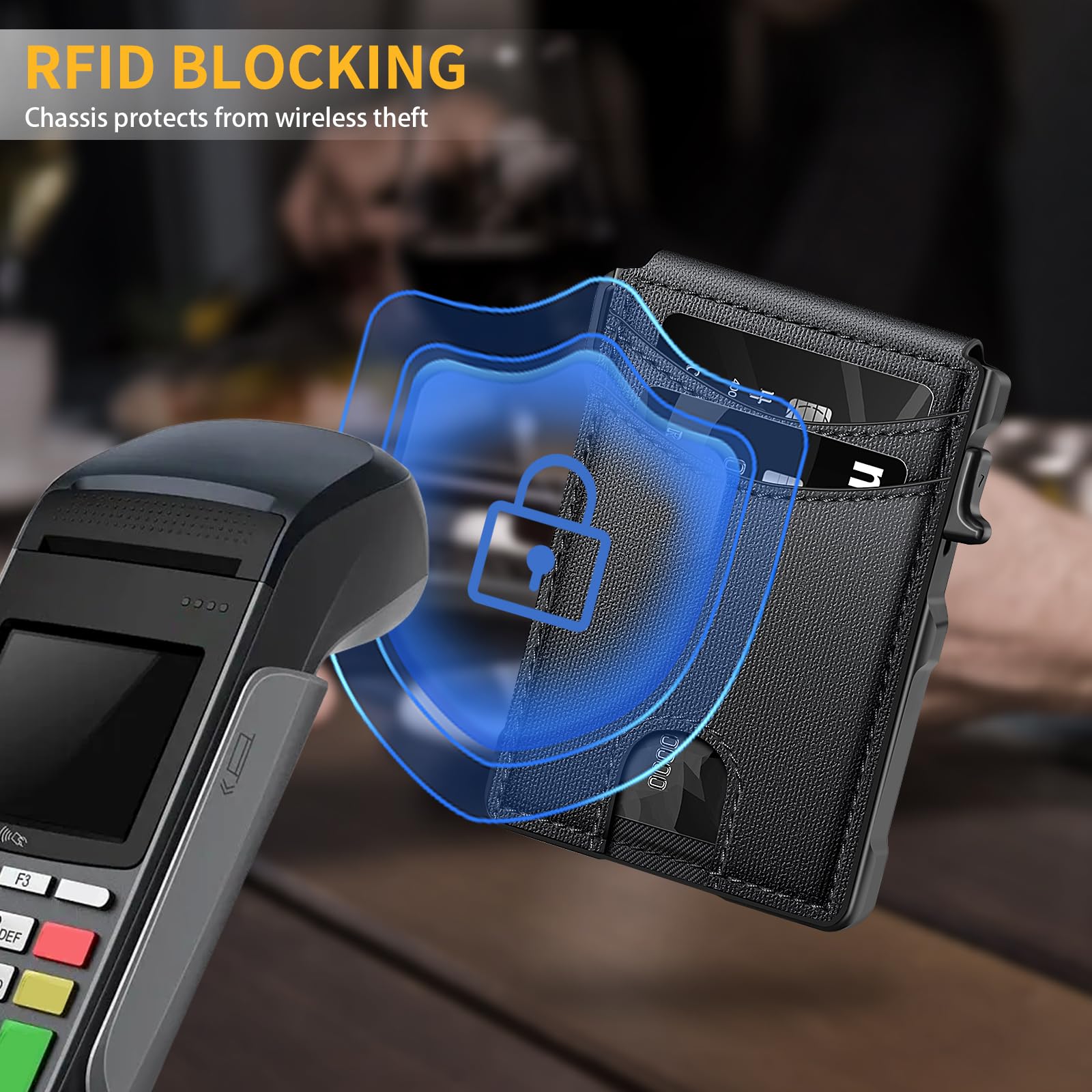 Snapklik.com : SEMORID Wallet For Men, Slim Wallet For Men