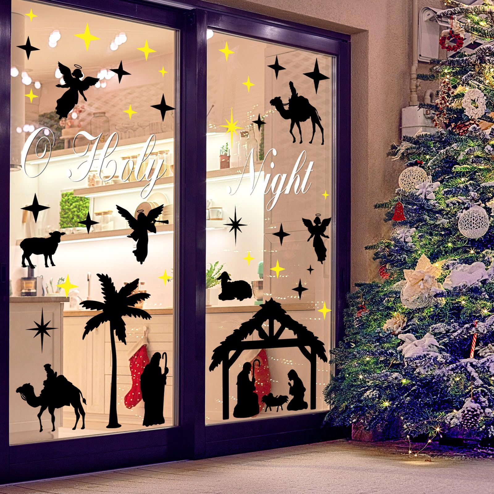 Nativity Window Stickers