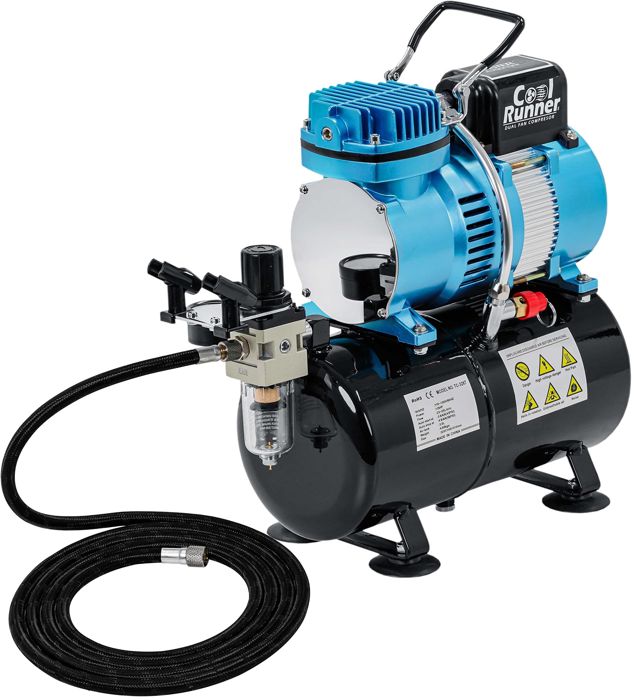 Amazon.com: Iwata-Medea - Power Jet Pro Air Compressor (IS975) : Tools ...