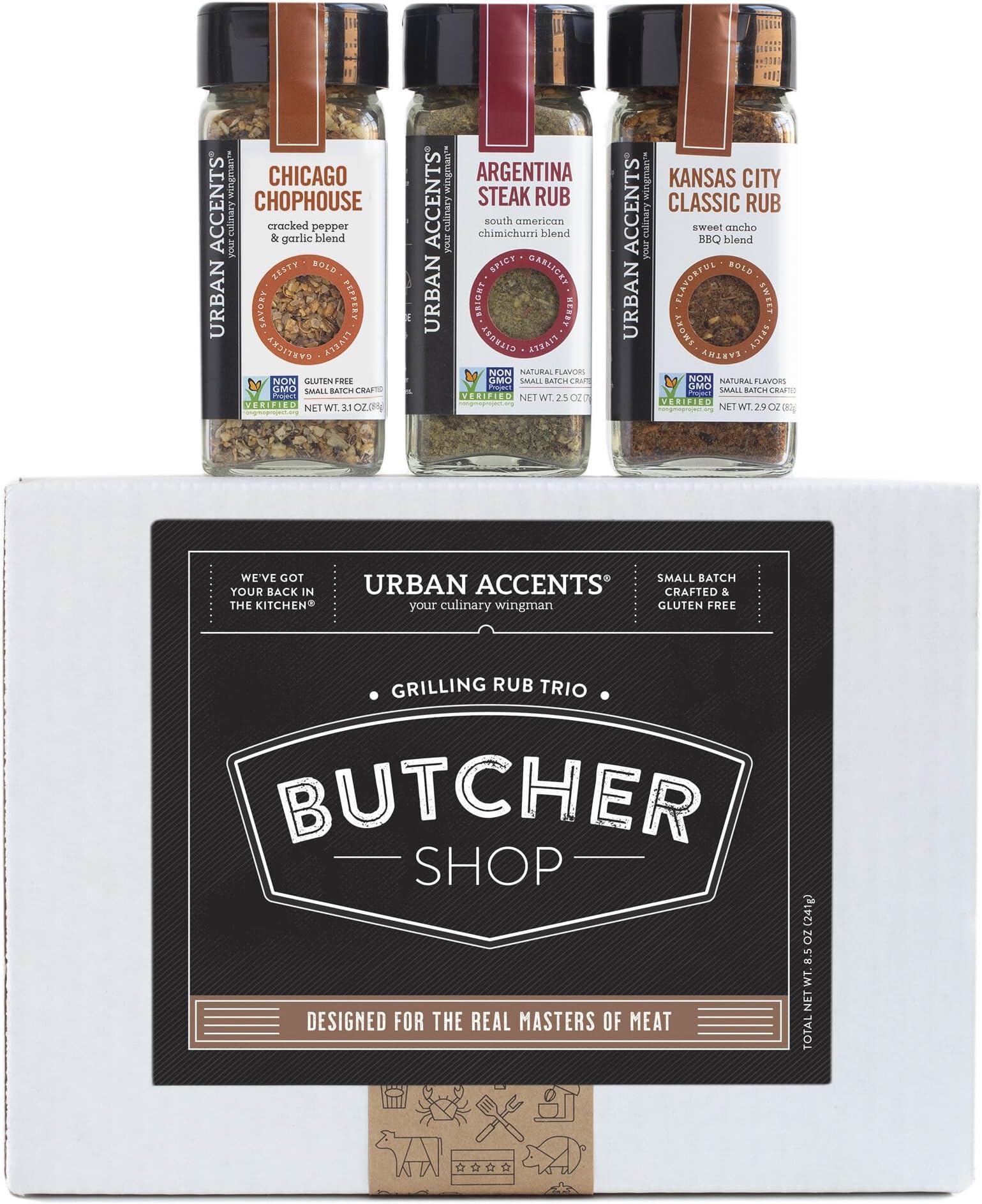 Amazon.com : AC BARBEQUE TRIO SEASONING SET - The MVP, Midnight Smoke ...