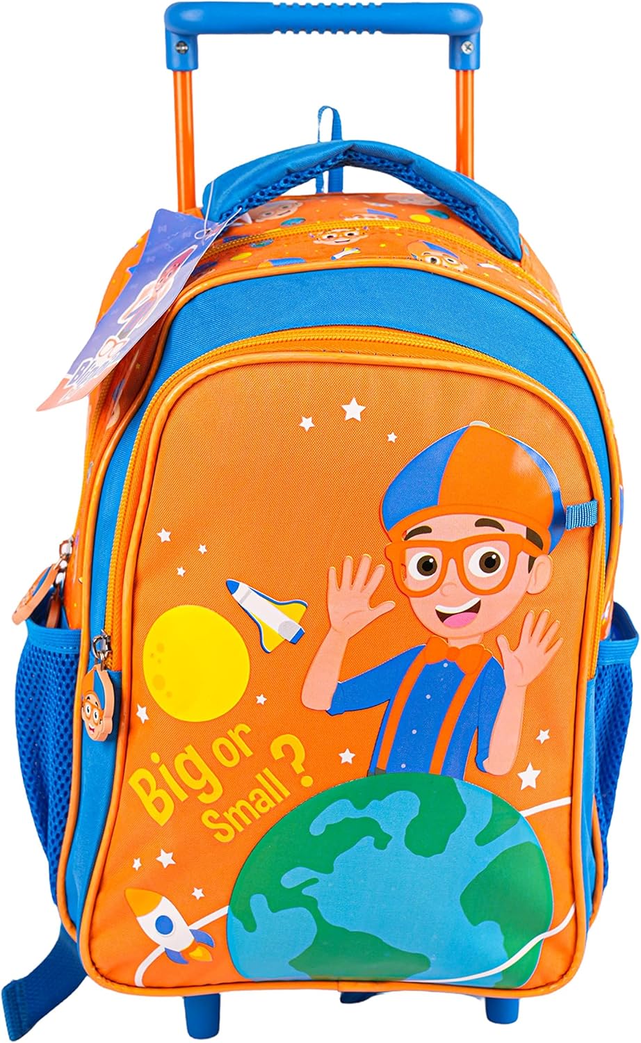 Rainbow Max Blippi Girls & Boys School Trolley Bag 13'' - Multicolor ...
