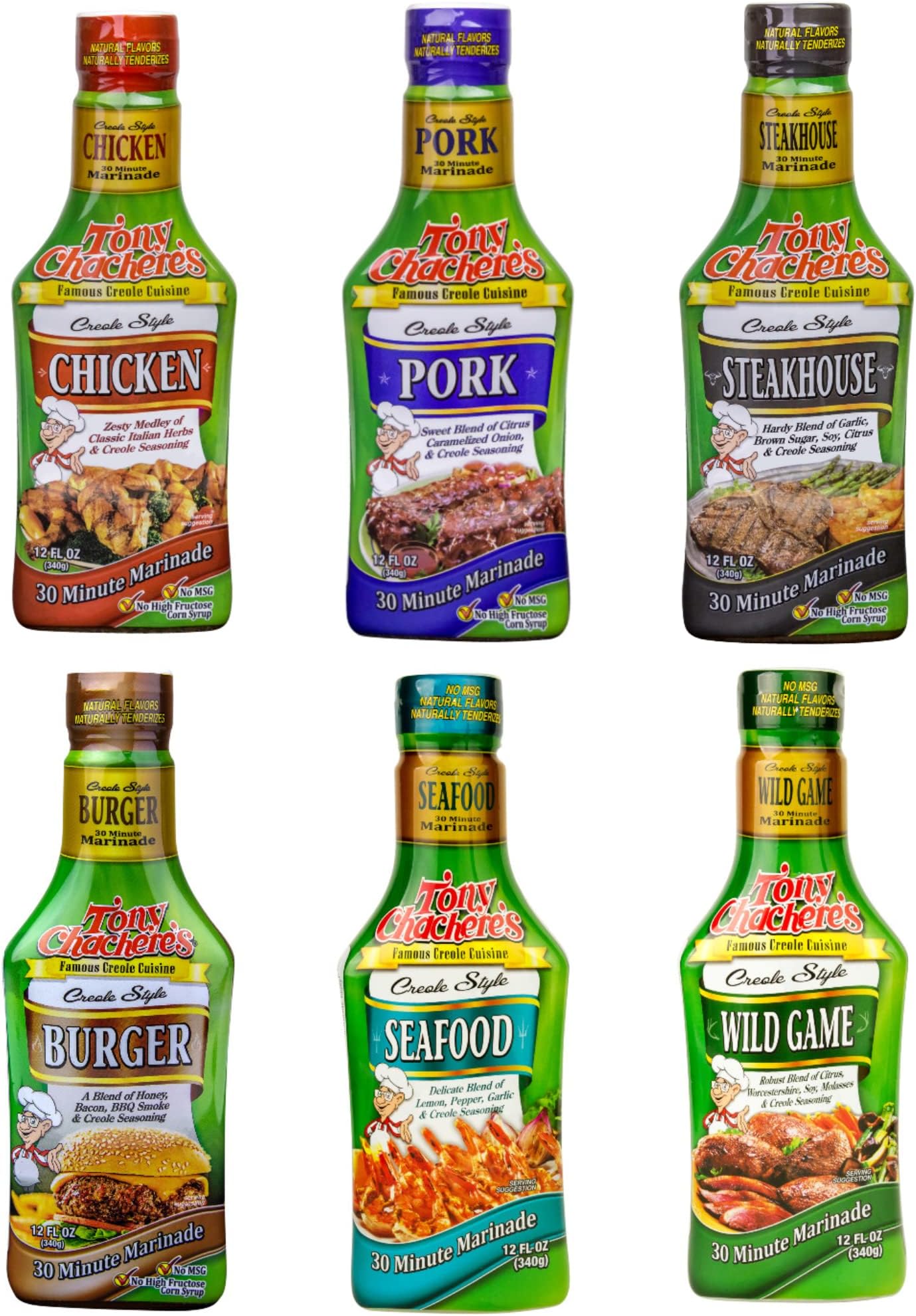 Amazon.com : Tony Cacheres Creole Style Butter Injectable Marinade and ...