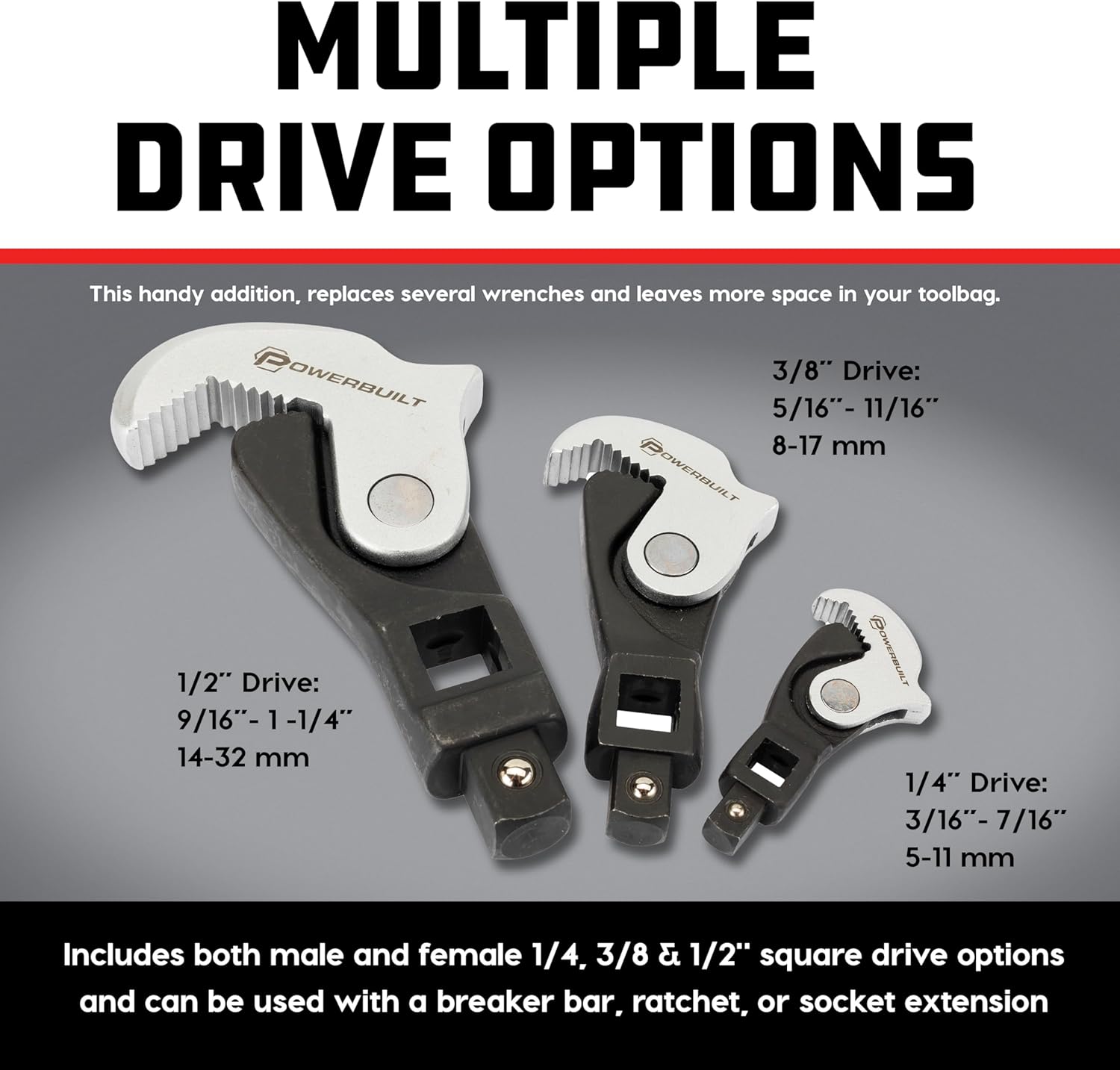 Powerbuilt 3 Piece Spring-Loaded Crowfoot Wrench Philippines | Ubuy