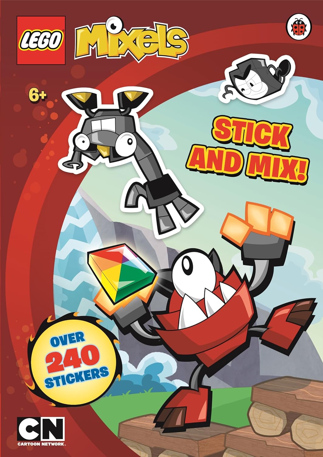 LEGO Mixels: Stick and Mix Sticker Activity Book: Amazon.co.uk ...