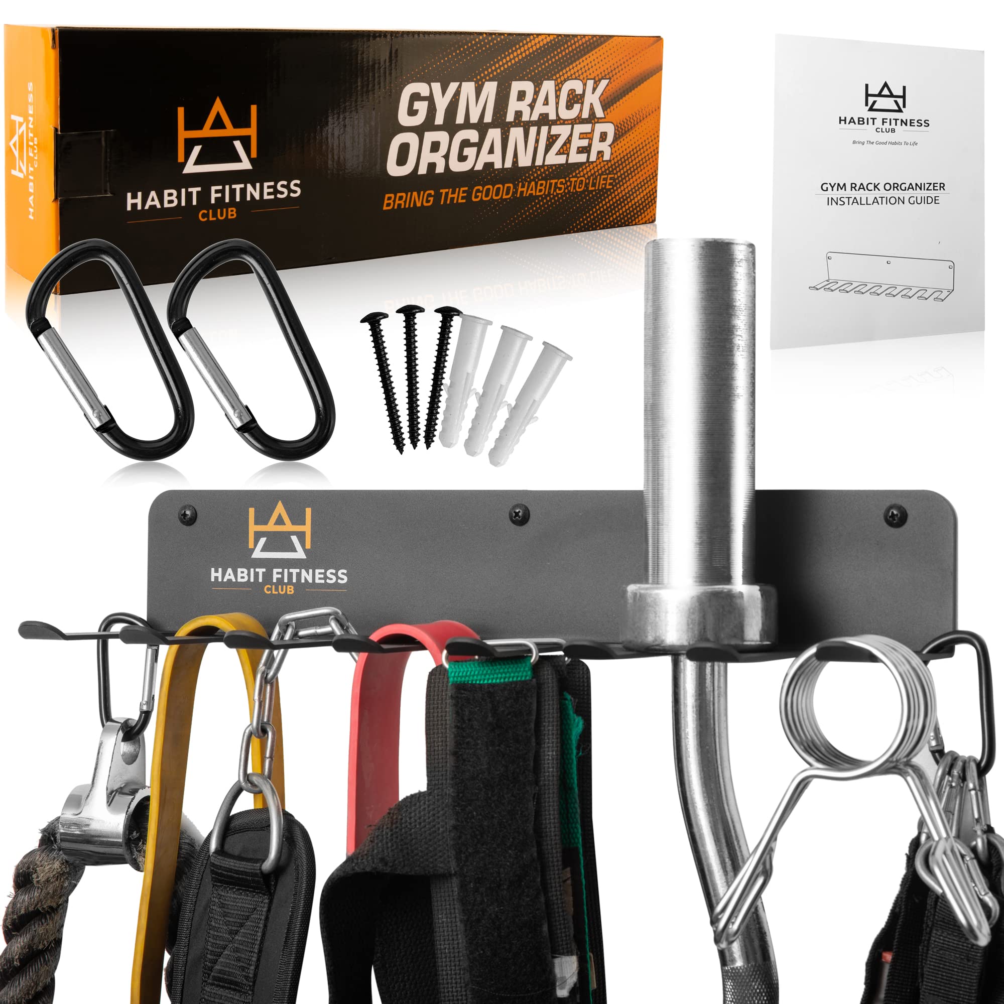 Buy Habit Fitness Club - Gym Rack Equipment Organizer - Workout Gear ...