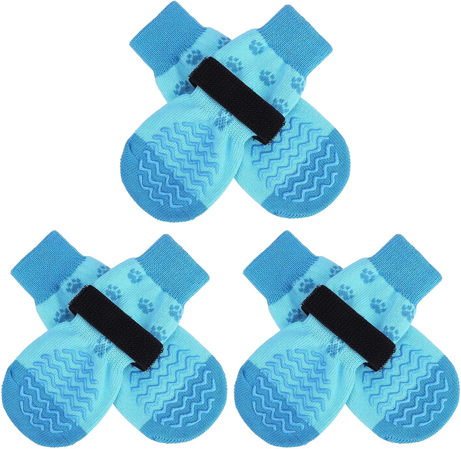 Amazon.com : EXPAWLORER 6Pcs Anti Slip Dog Socks to Prevent Licking ...