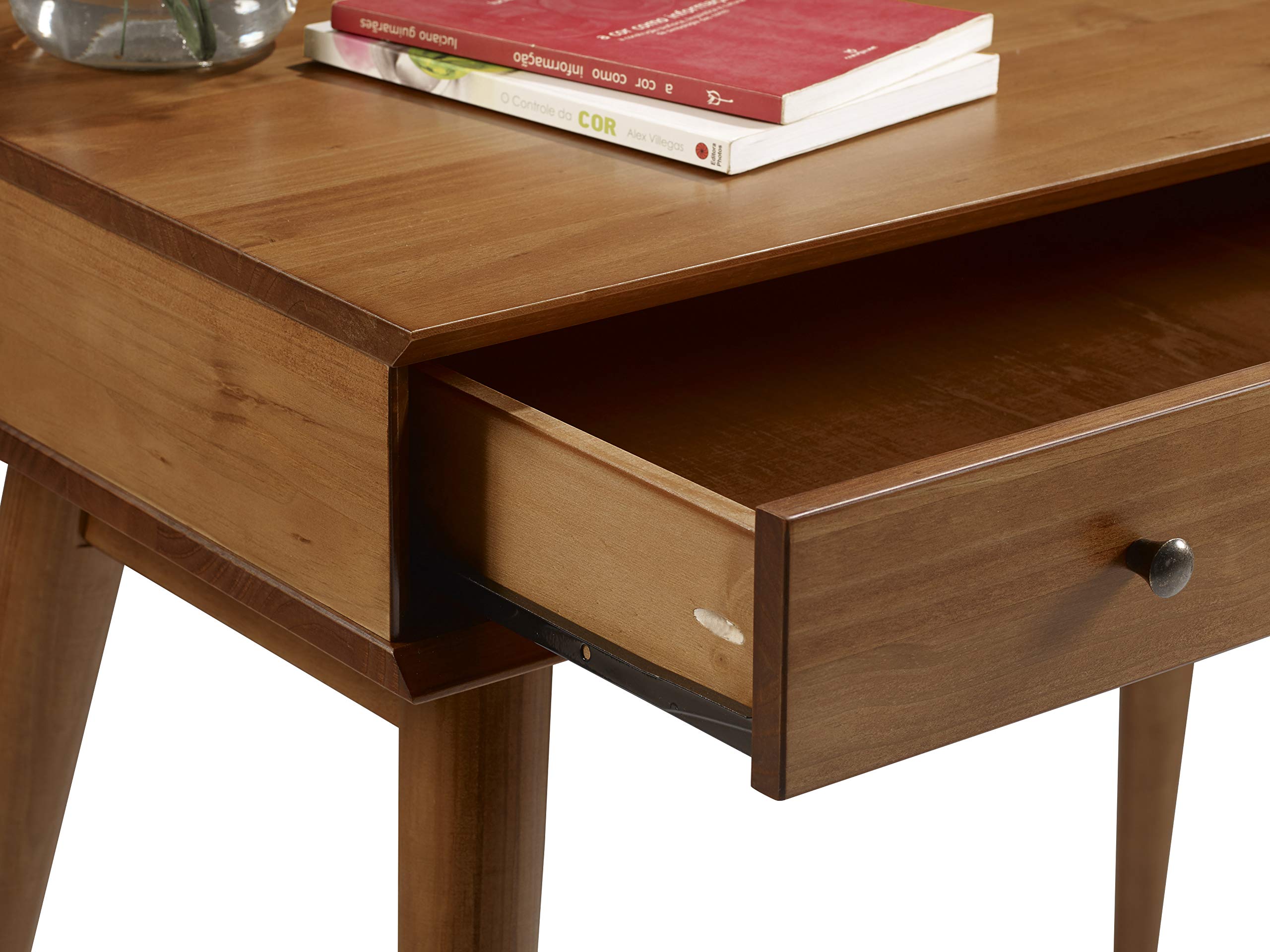 Mid-Century Modern Computer Desk / 35.75"W / Study Writing Table for ...