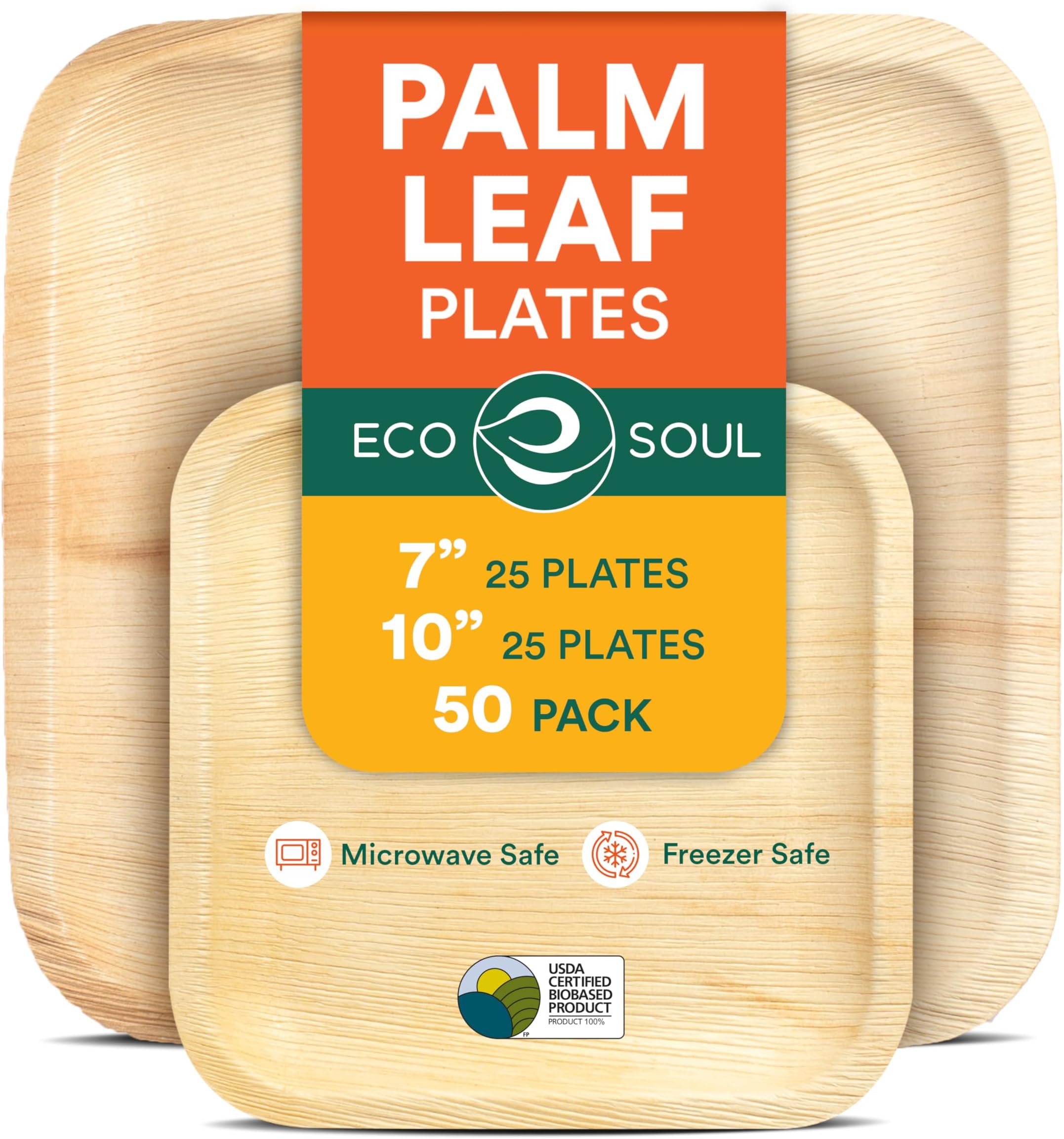 Bollant Areca Plates Pack of 10 (100% Natural eco friendly plates - Bio ...