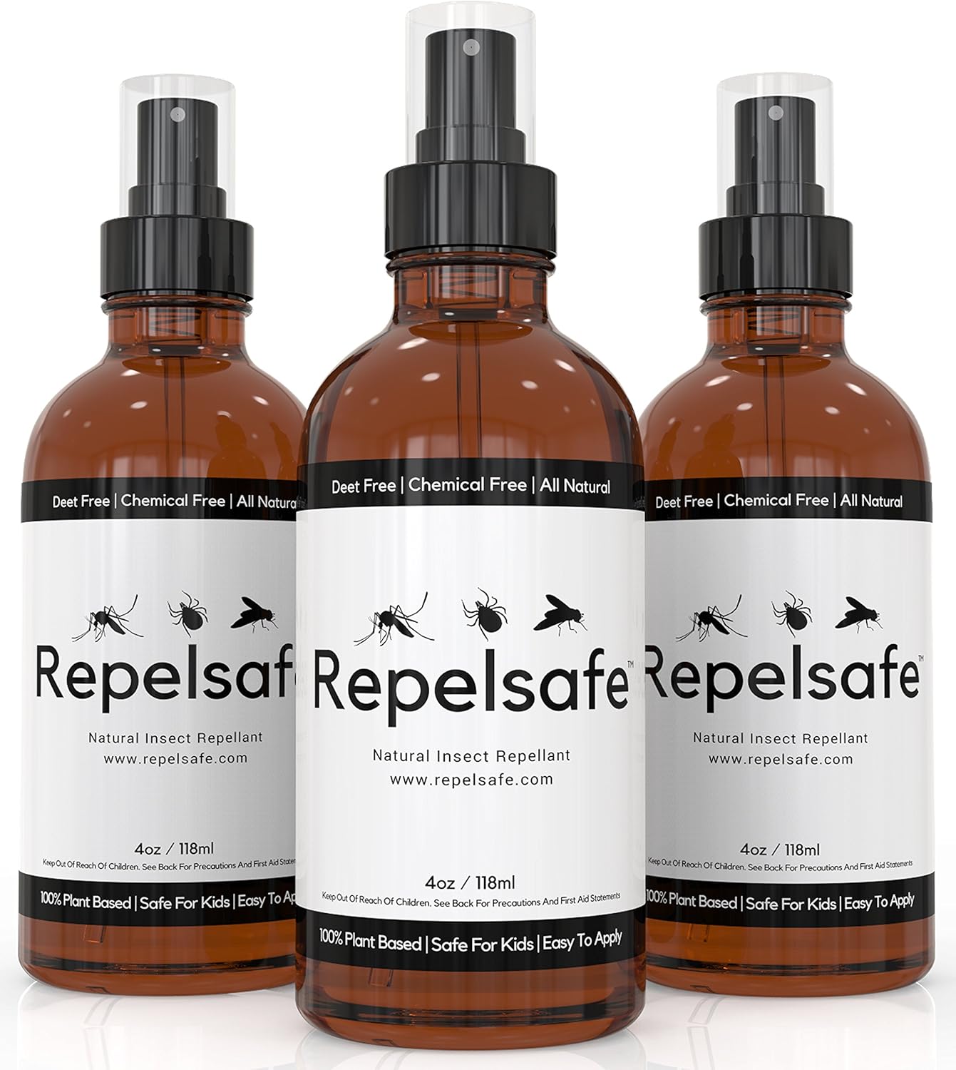 Tick Repellent For Humans & Natural Bug Spray For Kids By RepelSafe ...
