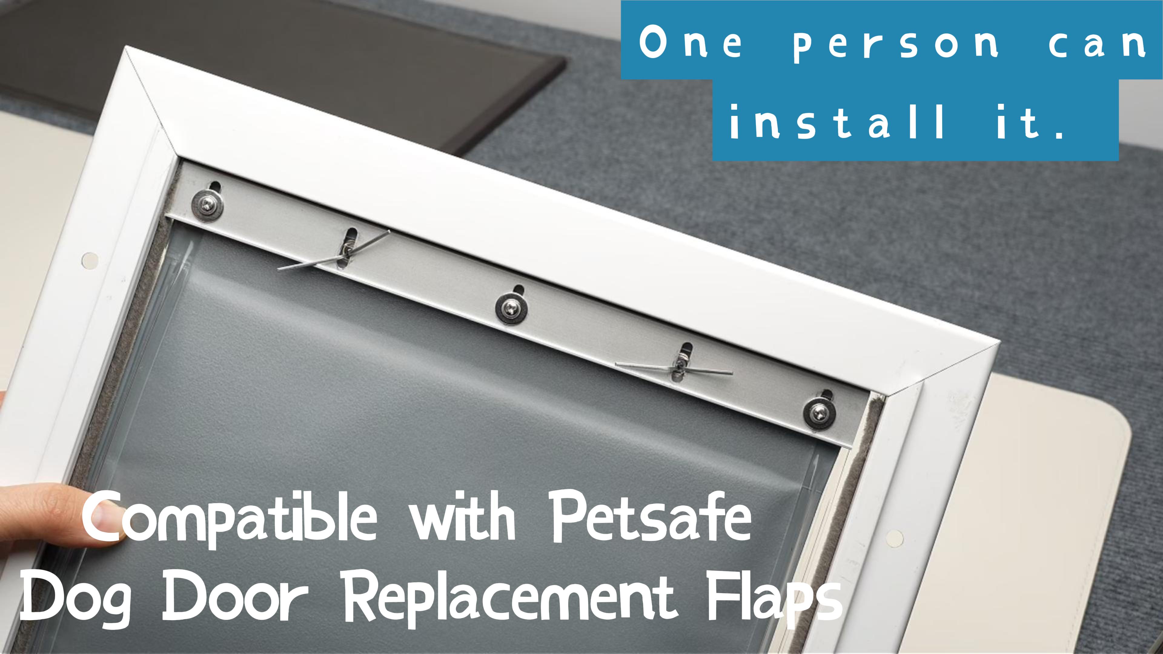 Watch Dog Door Vinyl Replacement Flap and Insulated Flap on Amazon Live