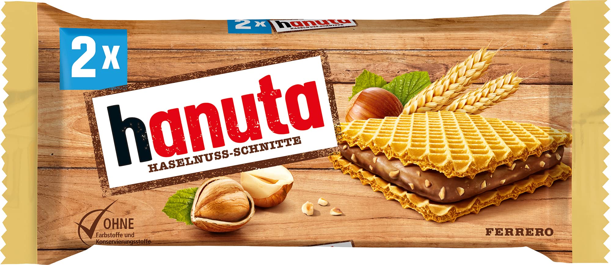 Hanuta Haselnuss Schnitte