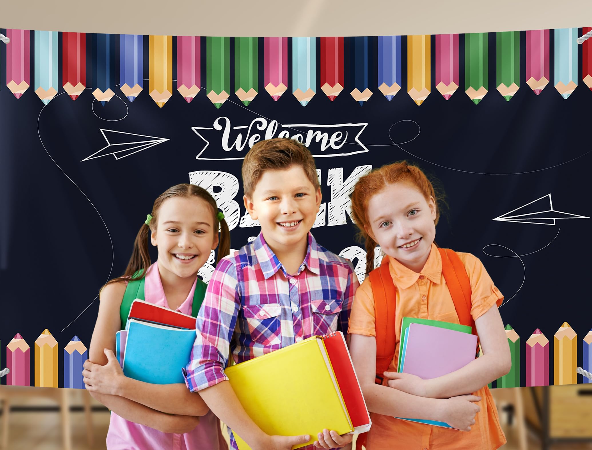 School Photo Backdrop