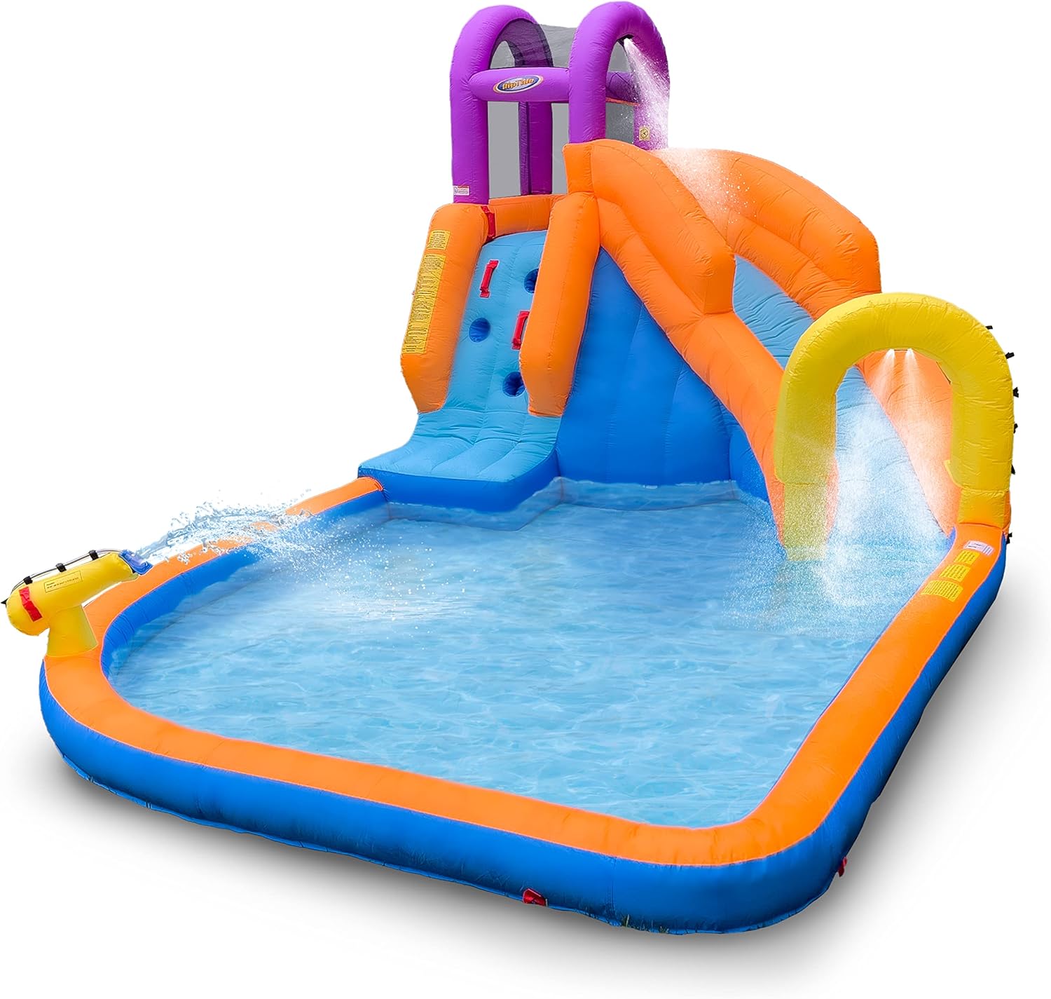 Amazon.com: Mega Tornado Twist Inflatable Water Slide for Kids - Water ...