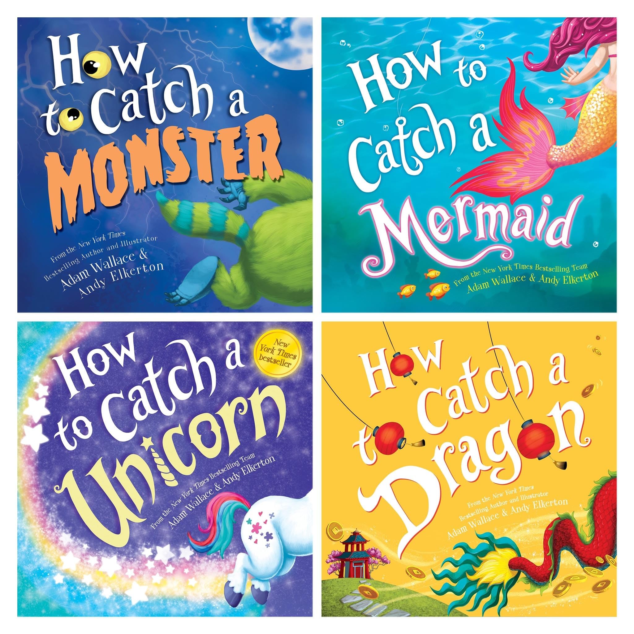 How to Catch Series 4 Books Collection Set ( How to Catch a Monster ...