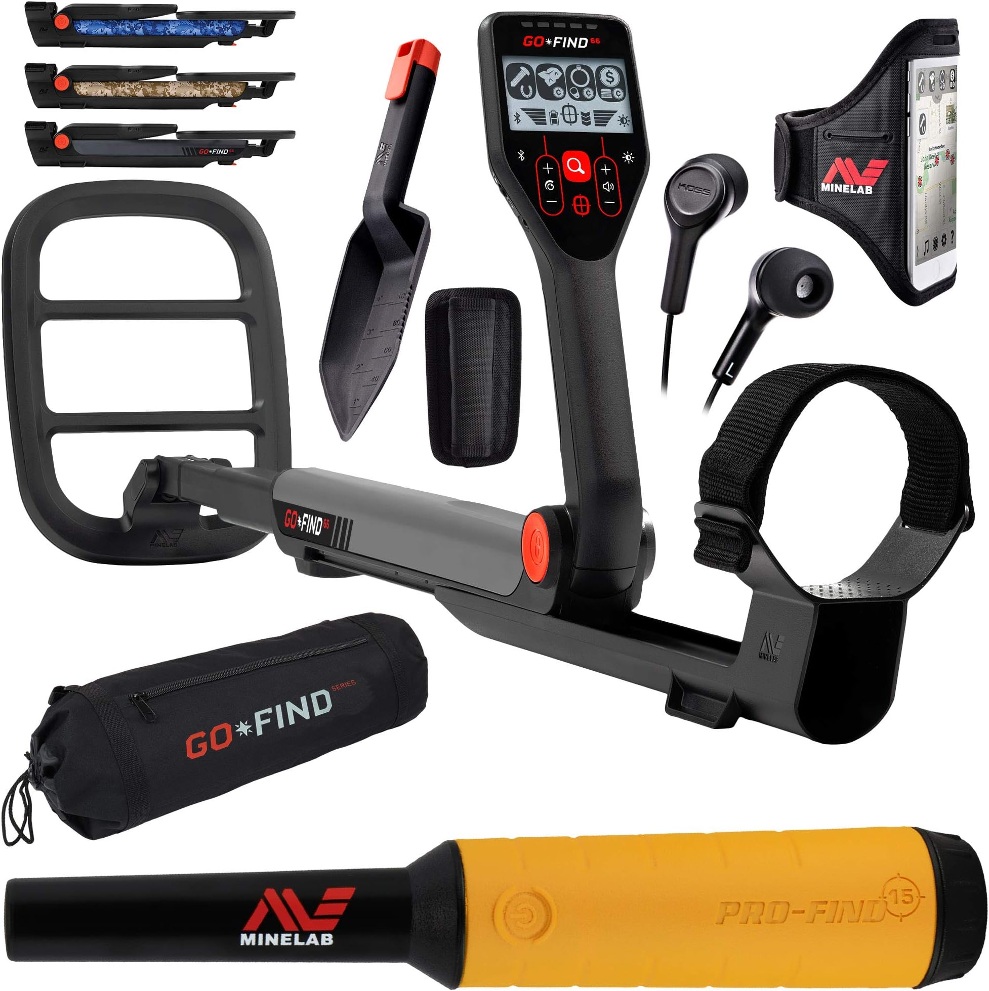 Amazon.com : Minelab GO FIND 66 Metal Detector with PRO FIND 35 and ...