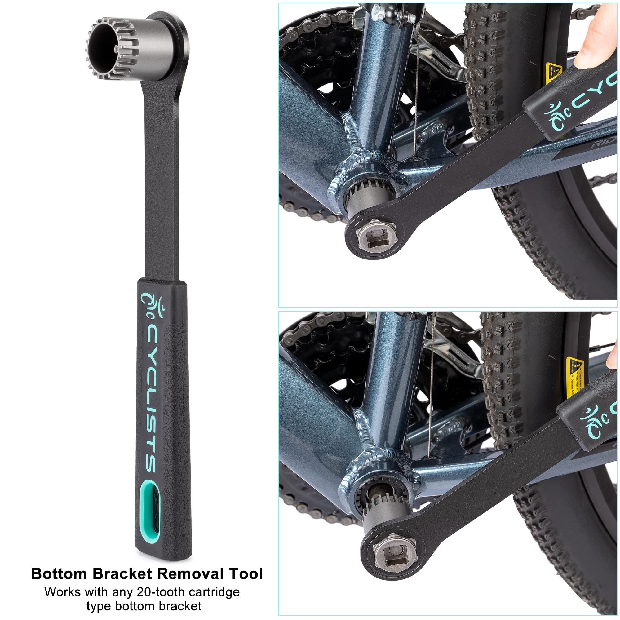 Snapklik.com : Bike Crank Puller & Bottom Bracket Removal Tool - Bike Tools
