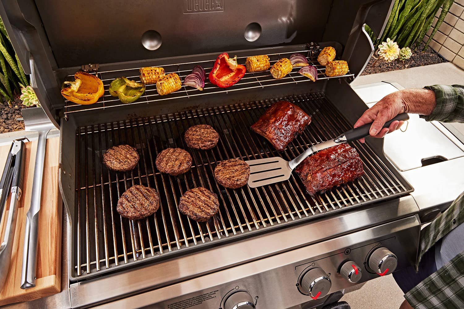 Watch 66044 Grill Warming Rack for Weber Genesis II 300 on Amazon Live