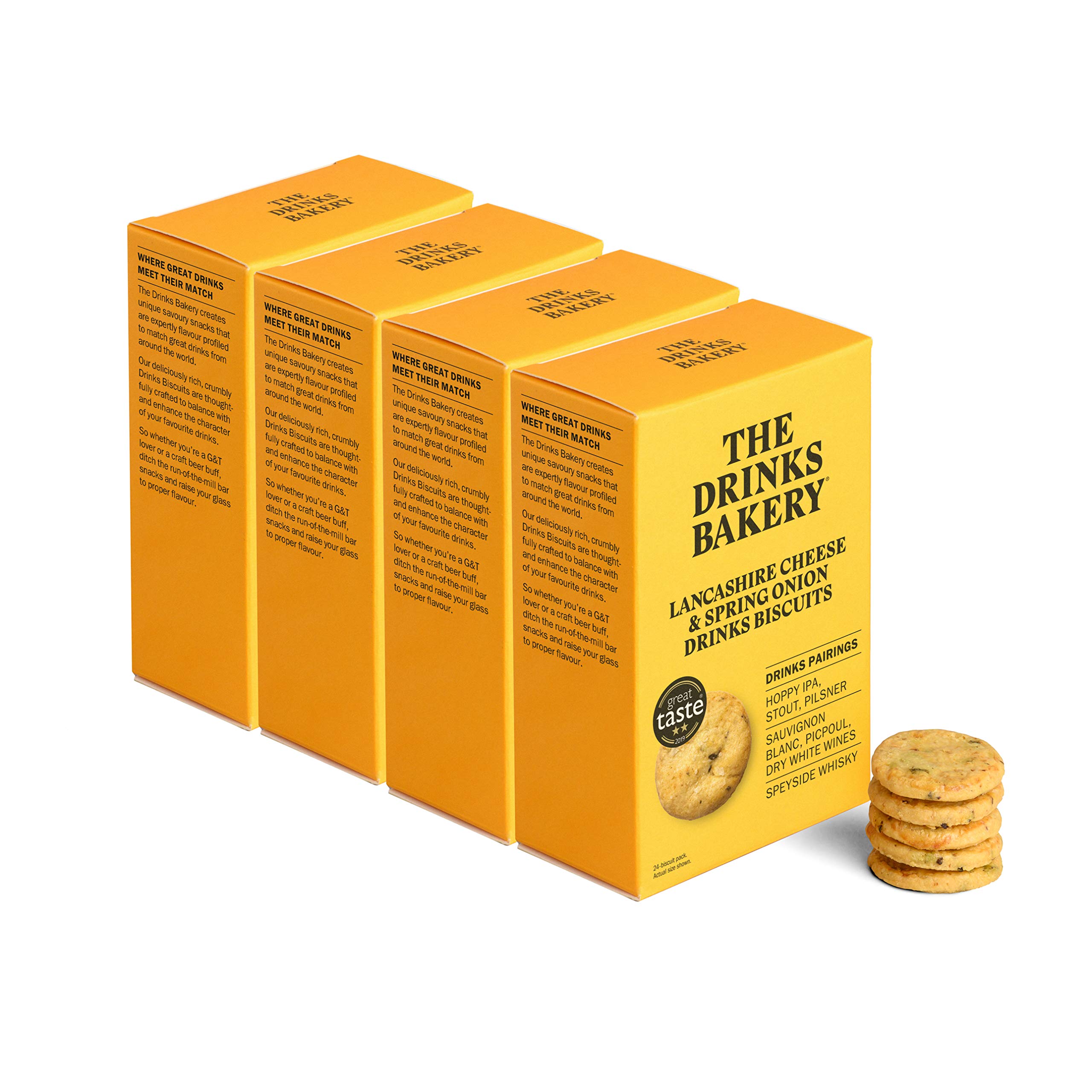 The Drinks Bakery Lancashire Cheese & Spring Onion - Premium Biscuits ...
