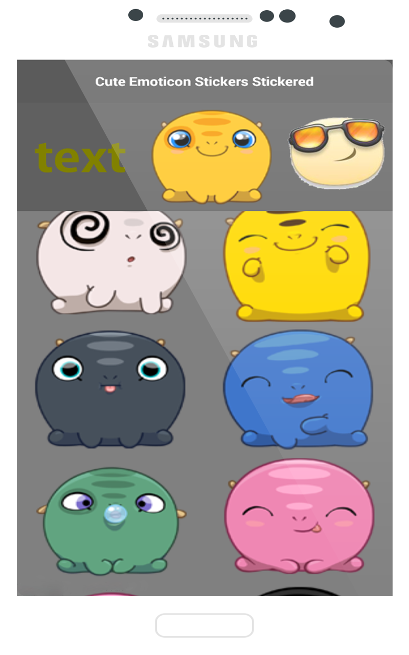 Cute Emoticon Stickers Stickered - App on Amazon Appstore