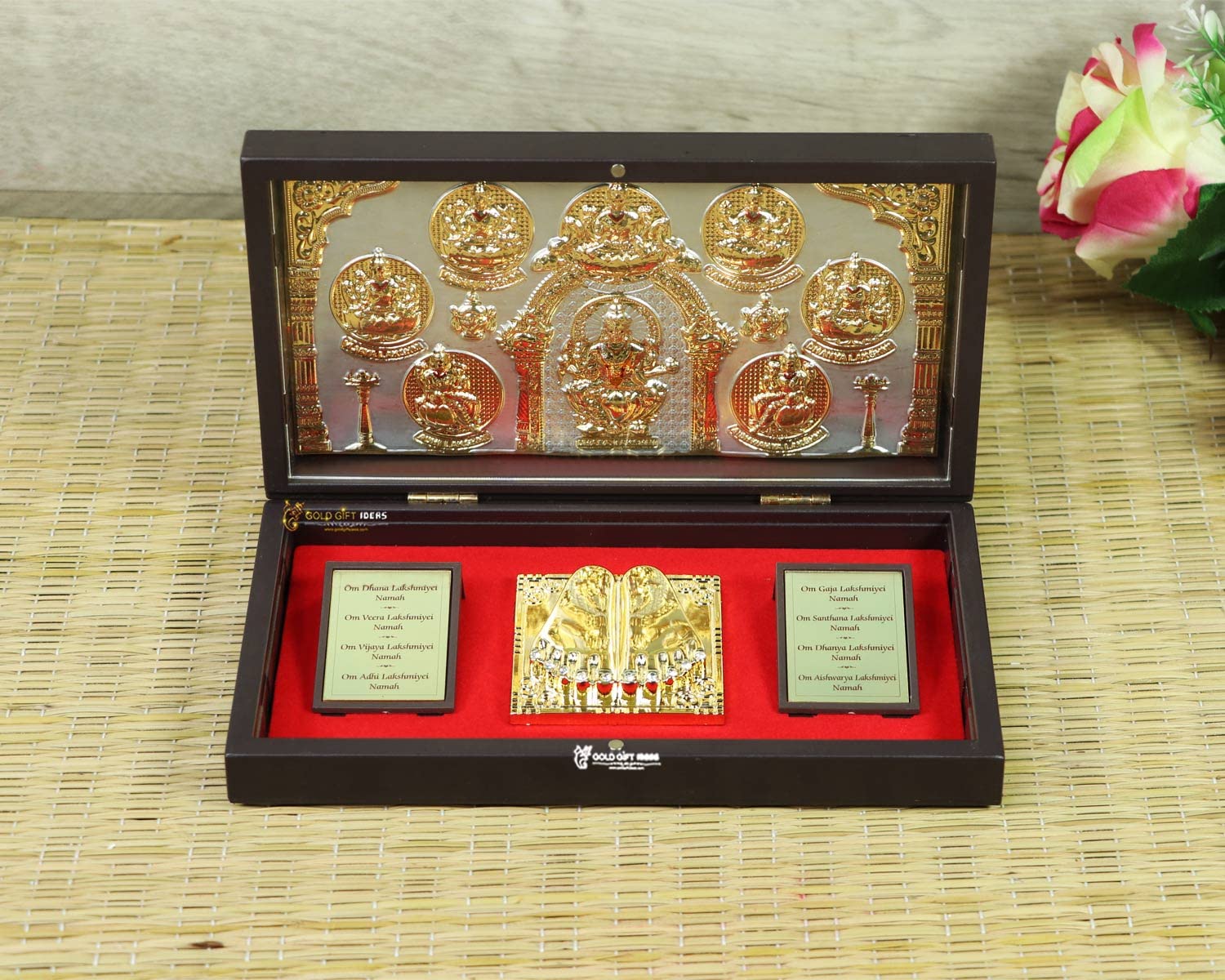 Buy GoldGiftIdeas 24K Gold Plated AshtaLakshmi Maa Photo Frame with ...