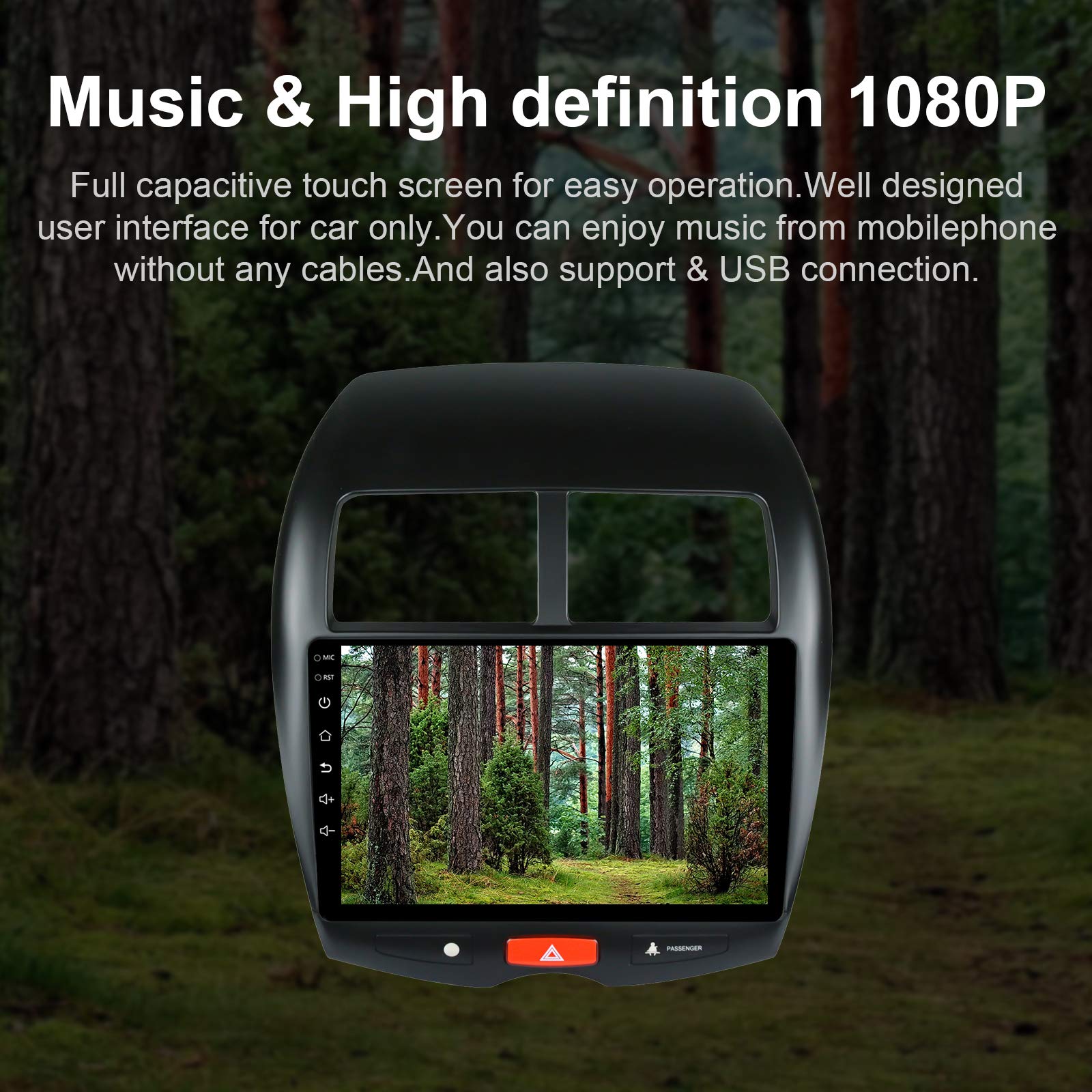 LEXXSON Android 10.1 Car Radio Stereo,10 inch Capacitive Touch Screen ...